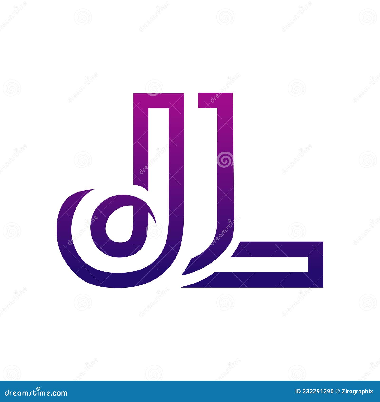 Creative JL Logo Icon Design Stock Vector - Illustration of cutting ...