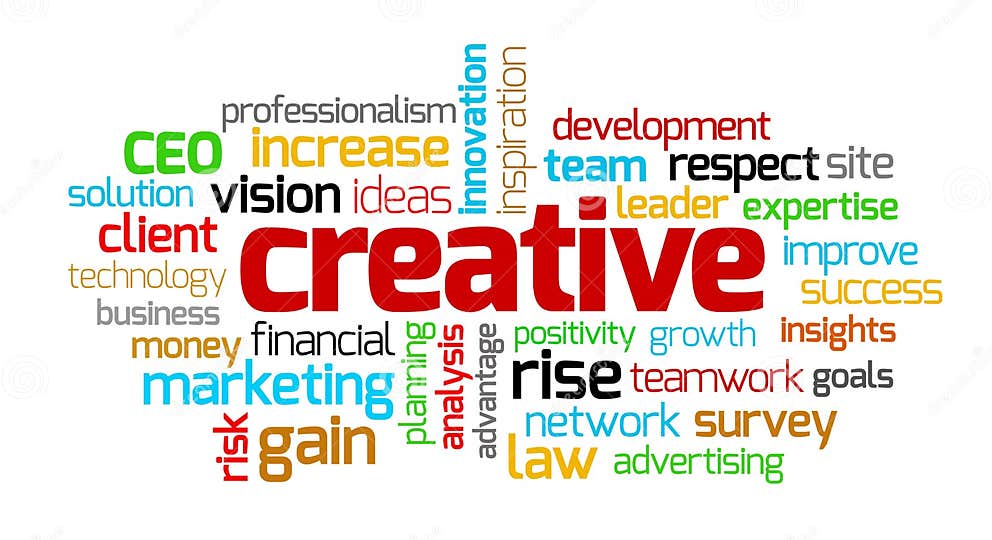 Creative Keywords stock illustration. Illustration of communicate ...