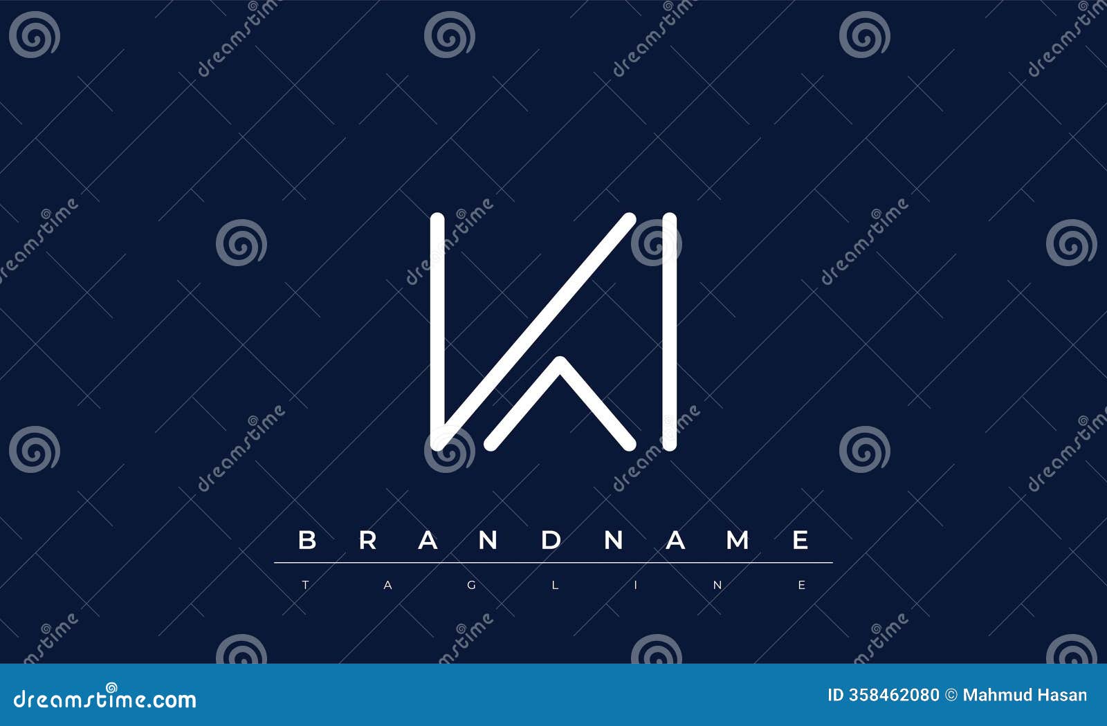 Creative KI Letter Initial Logo Vector Image Stock Vector ...
