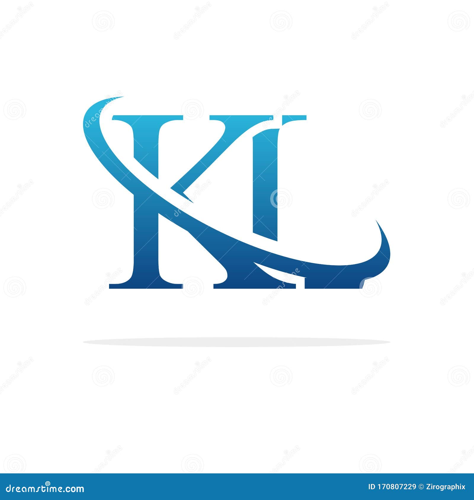 Creative KL Logo Icon Design Stock Vector - Illustration of logo ...