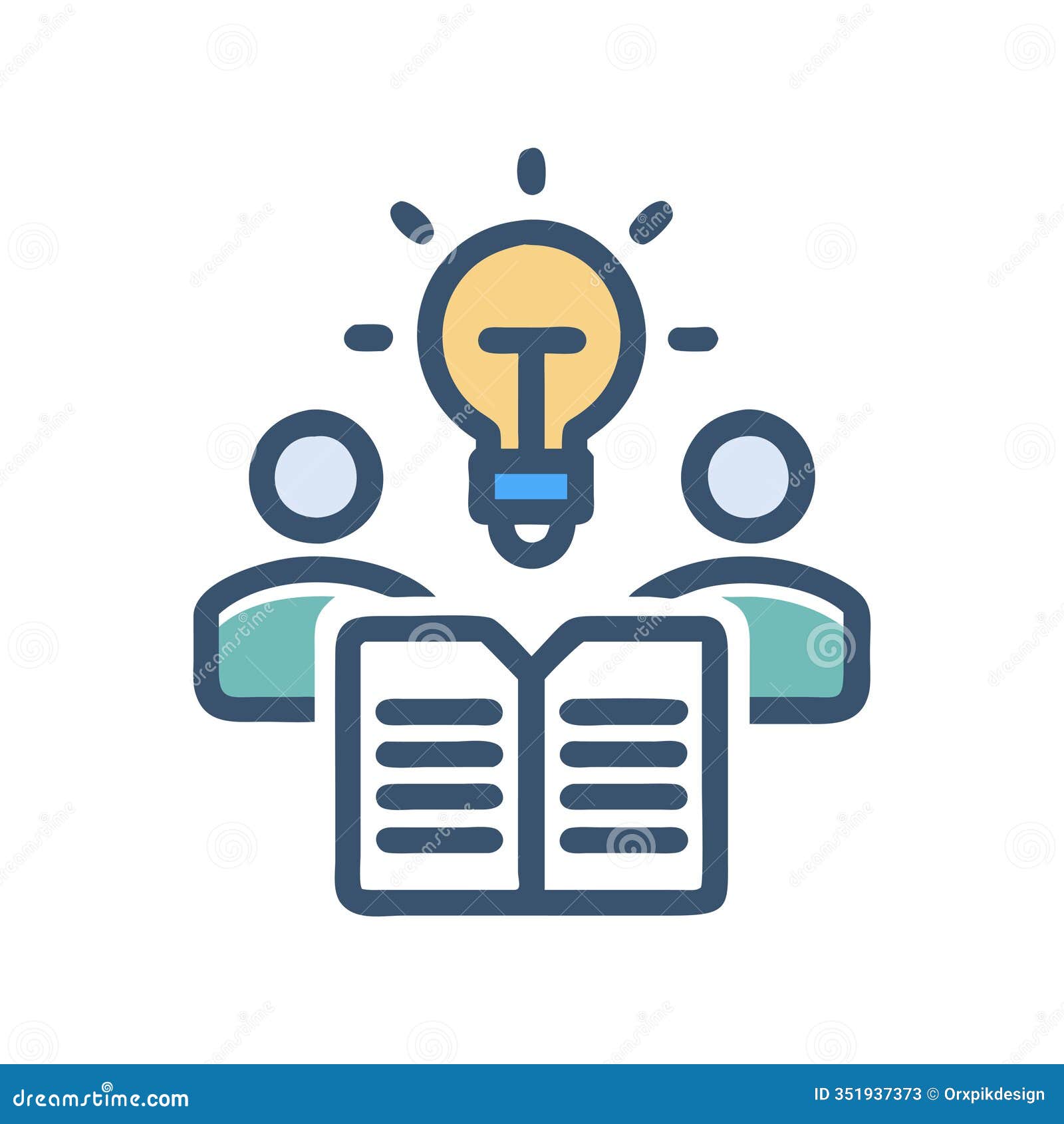 Creative Knowledge Symbol Graphic Stock Vector - Illustration of ...