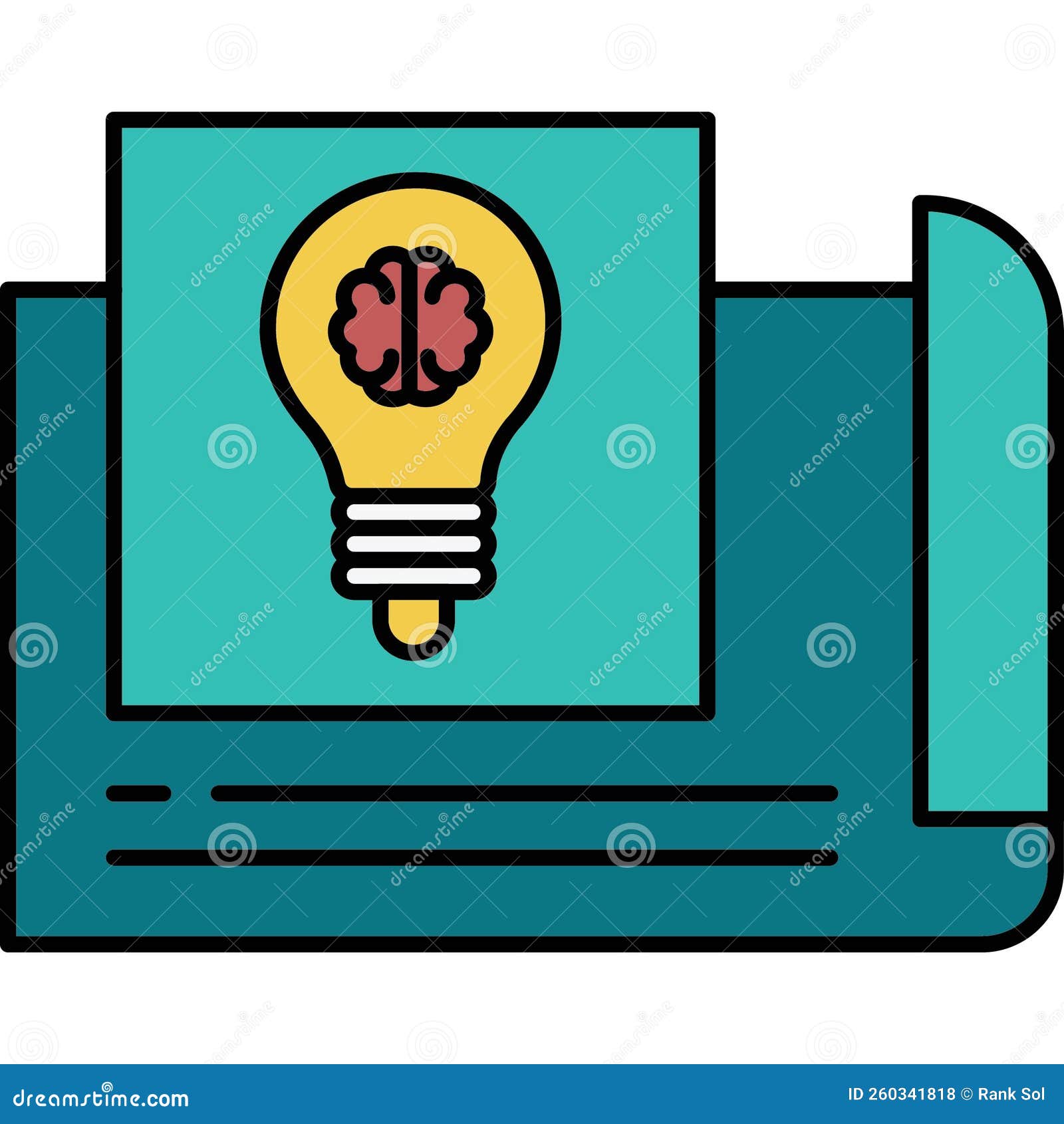 Creative Knowledge Which Can Easily Modify or Edit Stock Vector ...