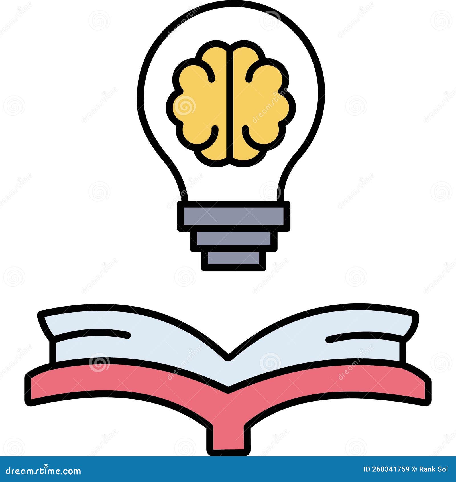 Creative Knowledge Which Can Easily Modify or Edit Stock Vector ...