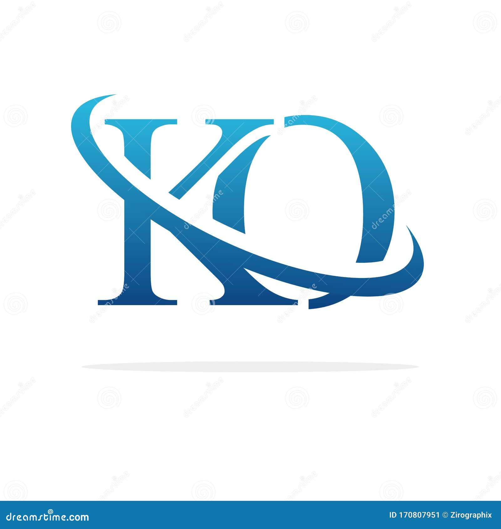 Creative KO Logo Icon Design Stock Vector - Illustration of concept ...