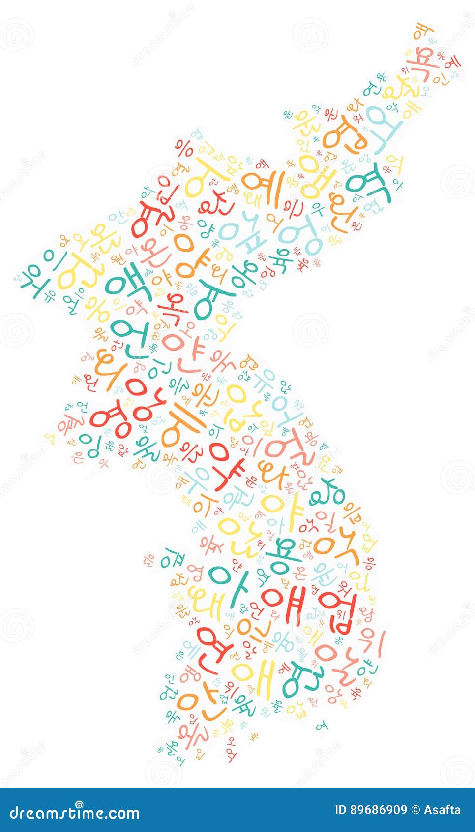 Creative Korean Alphabet Texture Background Stock Image - Image of ...