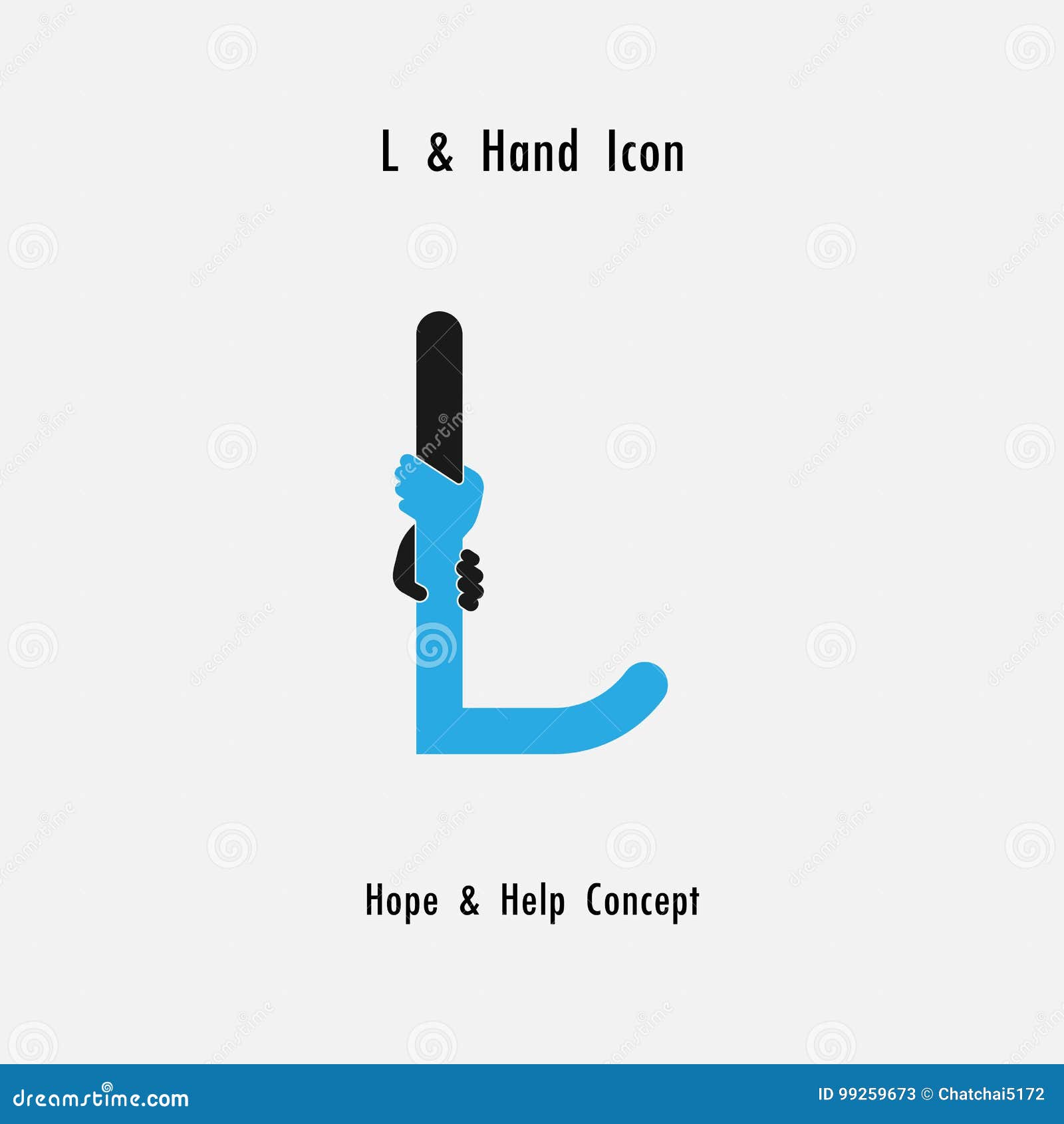 Creative L- Alphabet Icon Abstract and Hands Icon Design Vector Stock ...
