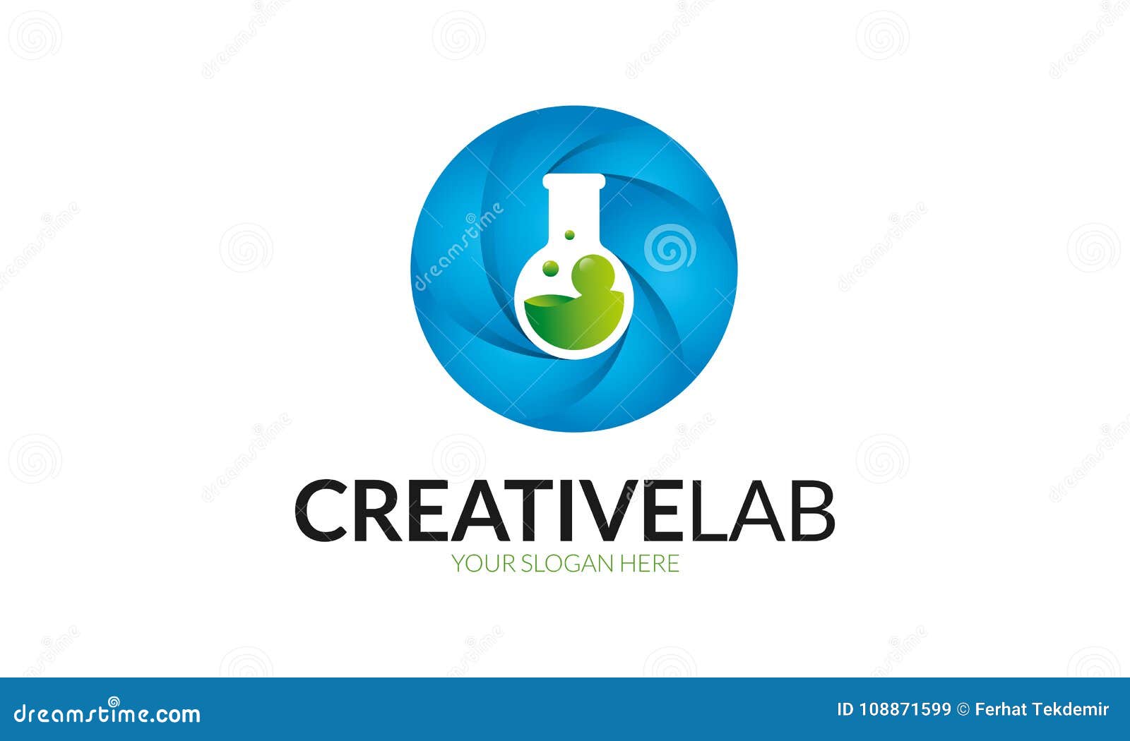 Creative Lab Logo Template stock vector. Illustration of creativity ...