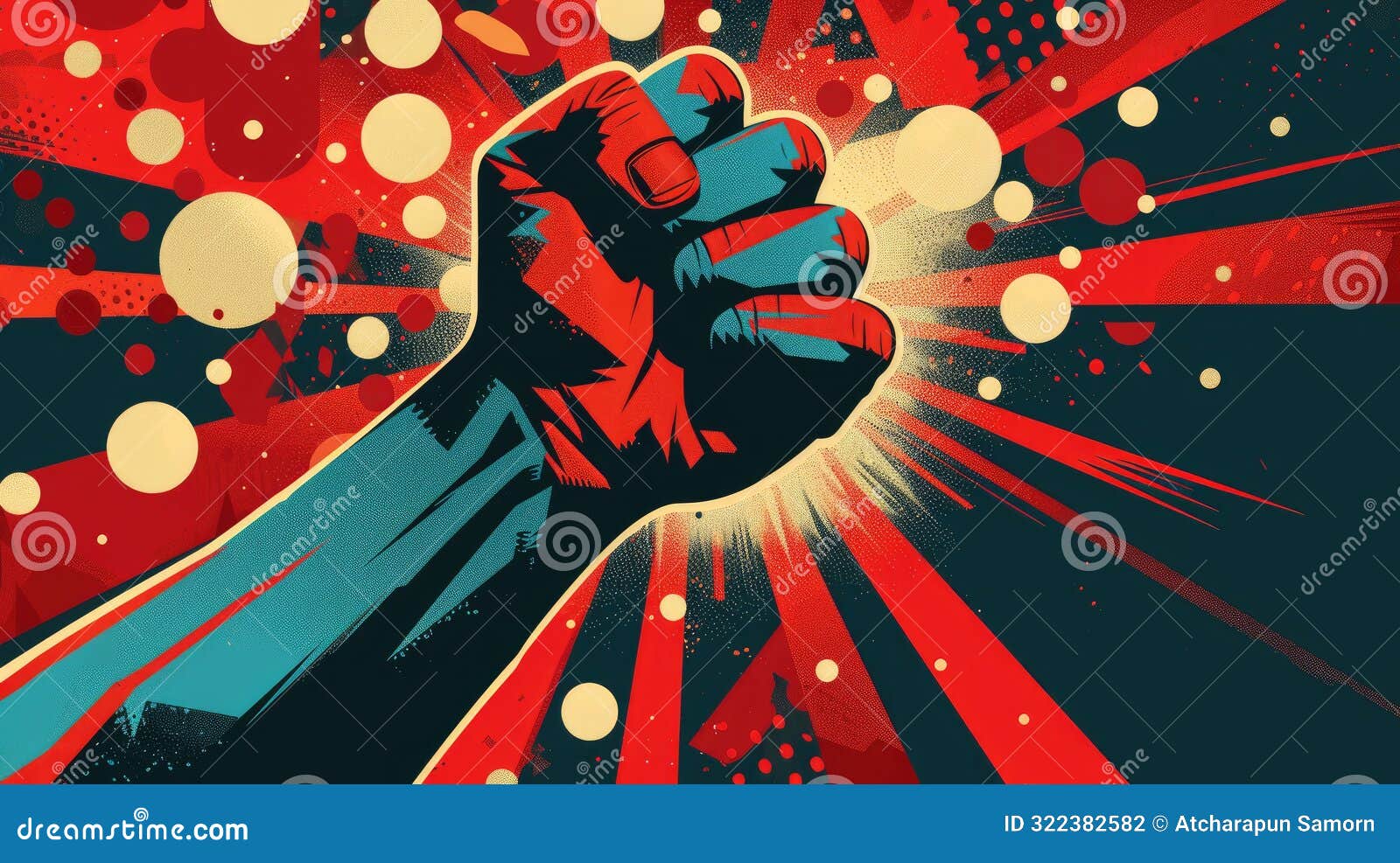 Creative Labor Day Poster with a Strong Visual Theme of Unity and ...