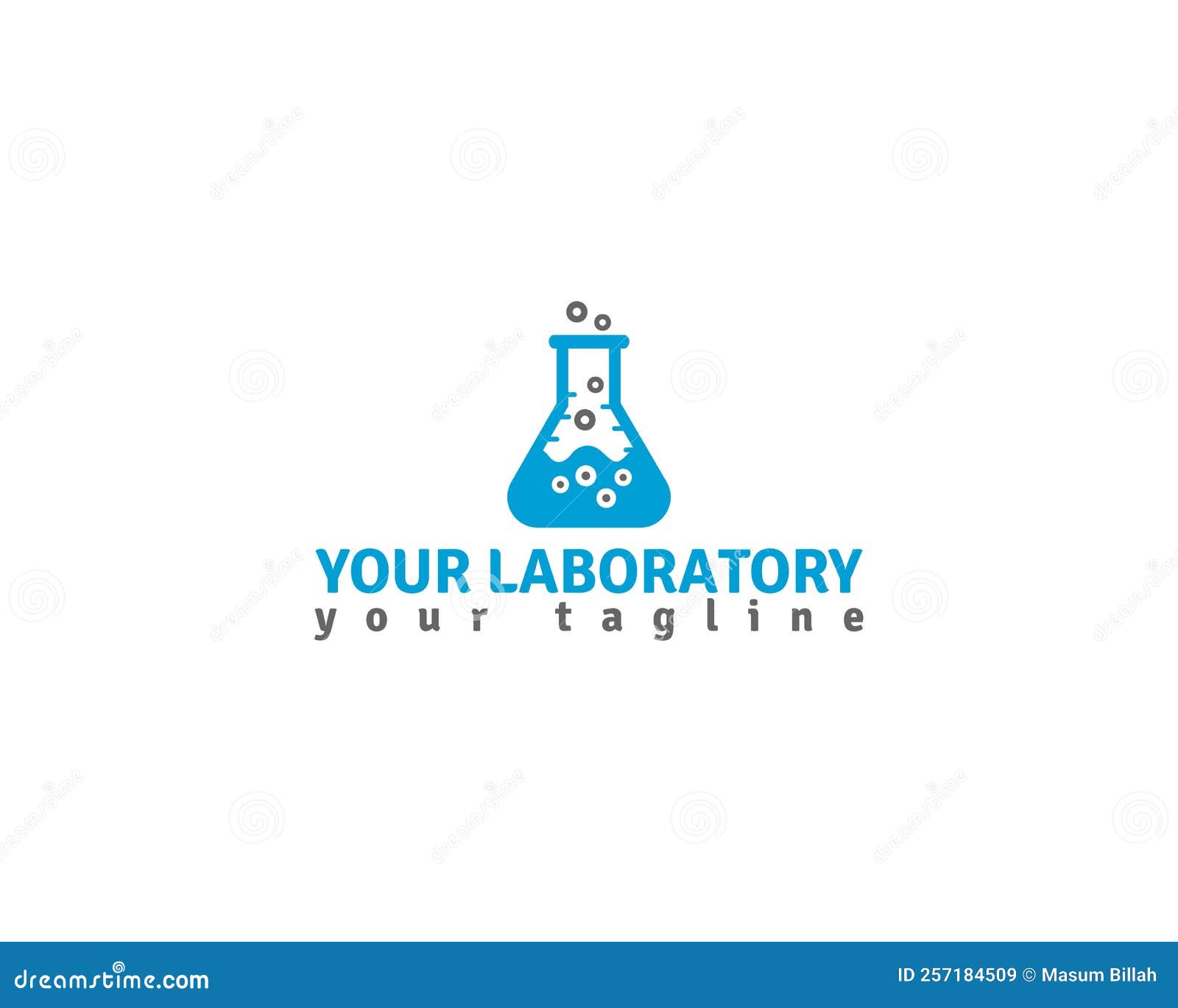 Creative Laboratory Logo Design Concept. Stock Vector - Illustration of ...