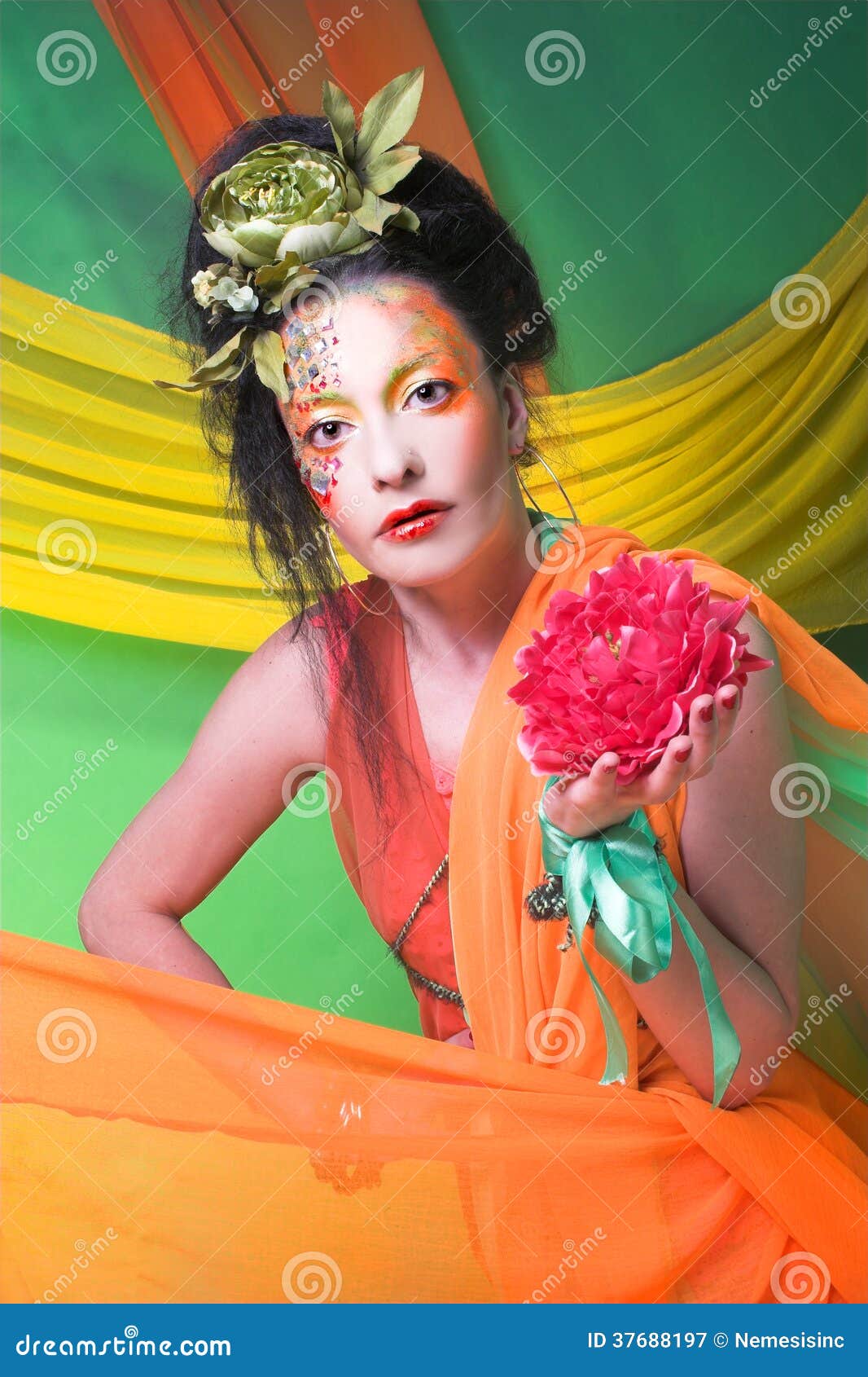 Creative lady. stock image. Image of caucasian, artistic - 37688197