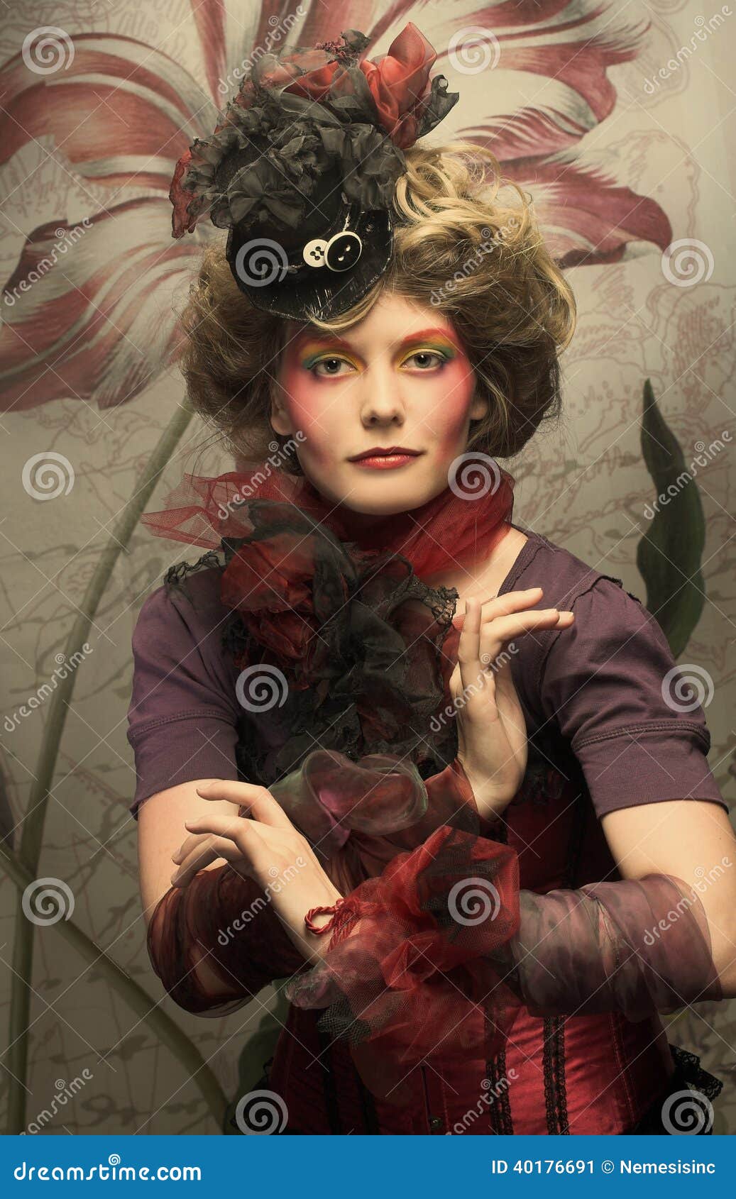 Creative lady stock image. Image of fashion, beautiful - 40176691