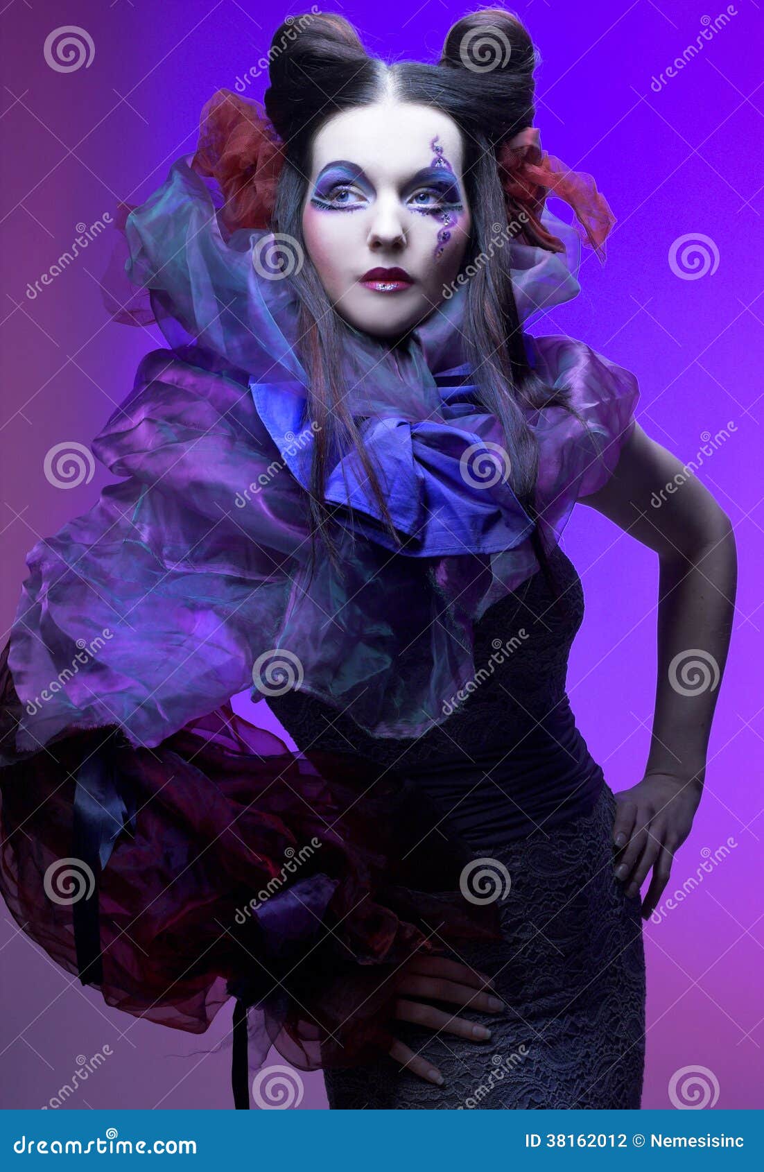 Creative lady stock photo. Image of fantasy, costume - 38162012