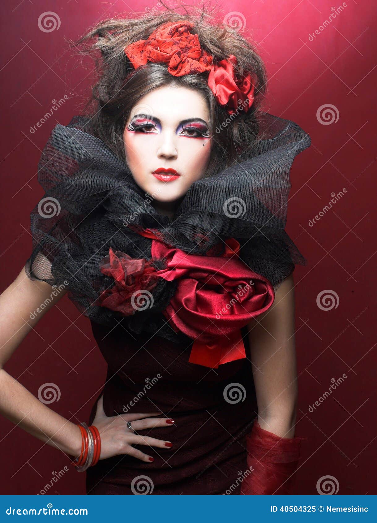 Creative lady. stock image. Image of event, creative - 40504325