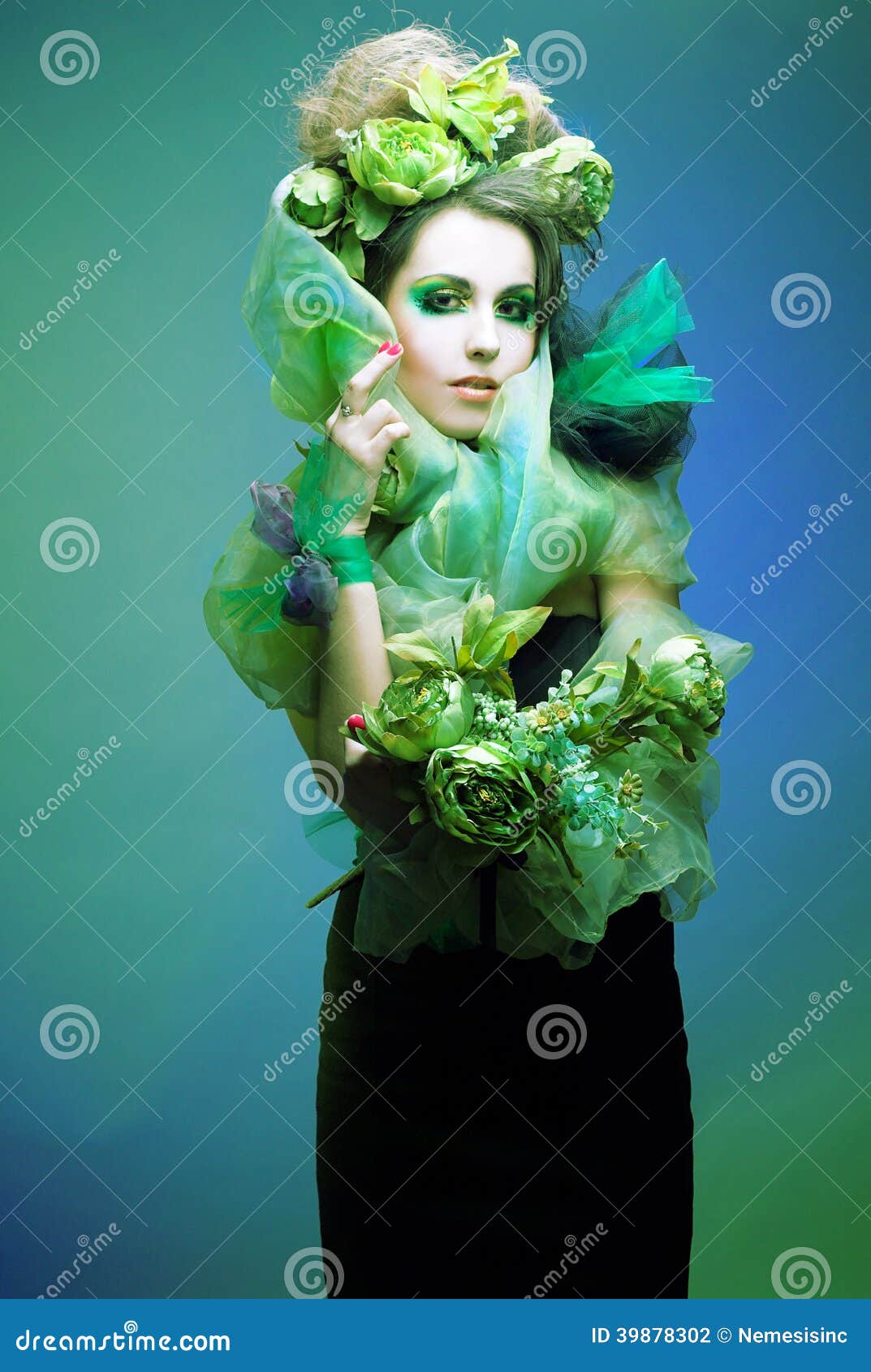Creative lady. stock photo. Image of design, elegance - 39878302