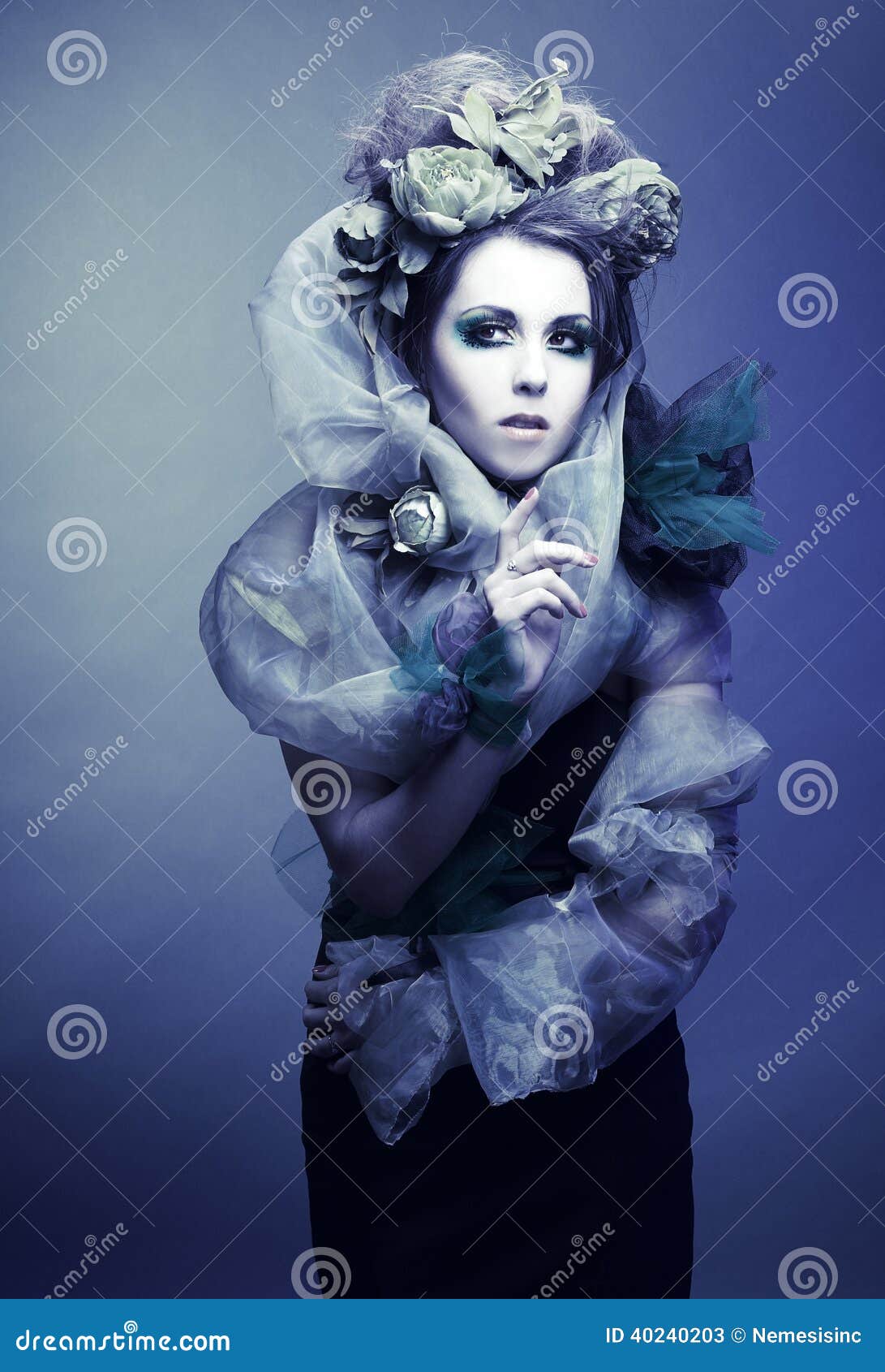 Creative lady. stock image. Image of fairy, colorful - 40240203