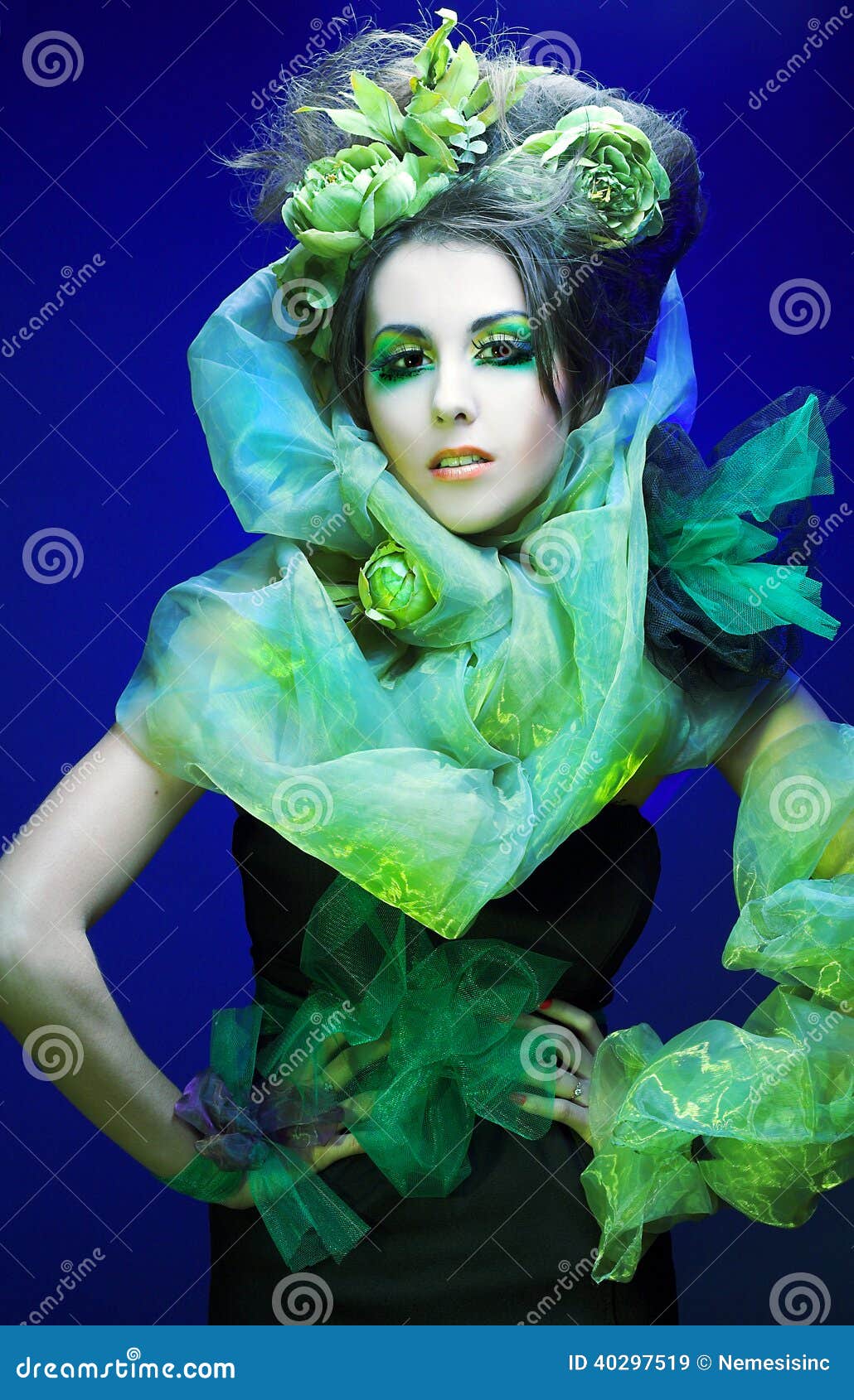 Creative lady. stock image. Image of event, fashion, hair - 40297519