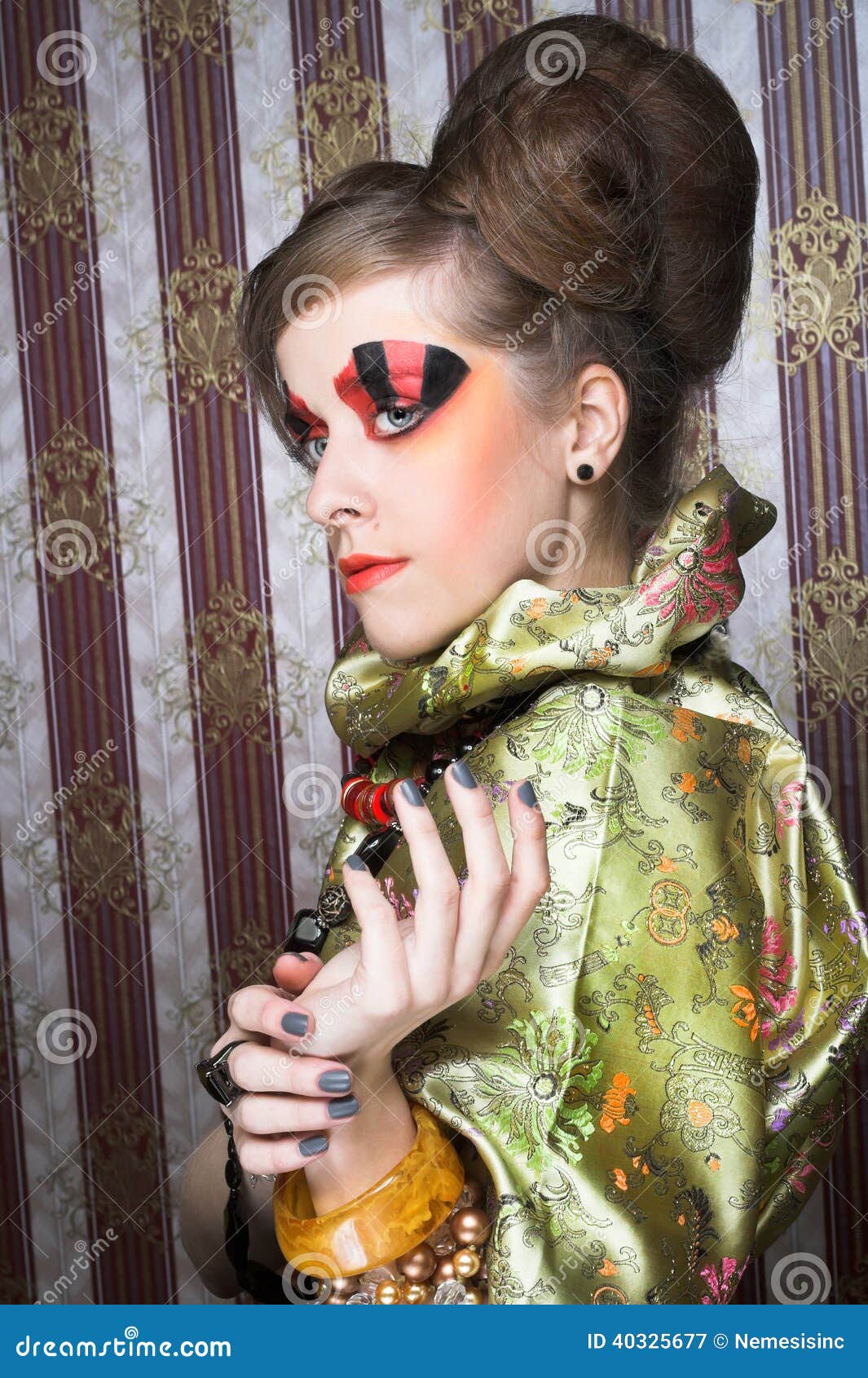 Creative lady. stock image. Image of fashion, party, dream - 40325677