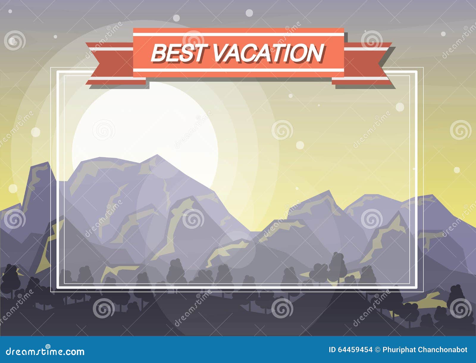 Creative Landscape Template Flyer Brochure Vector Paper Design Template ...