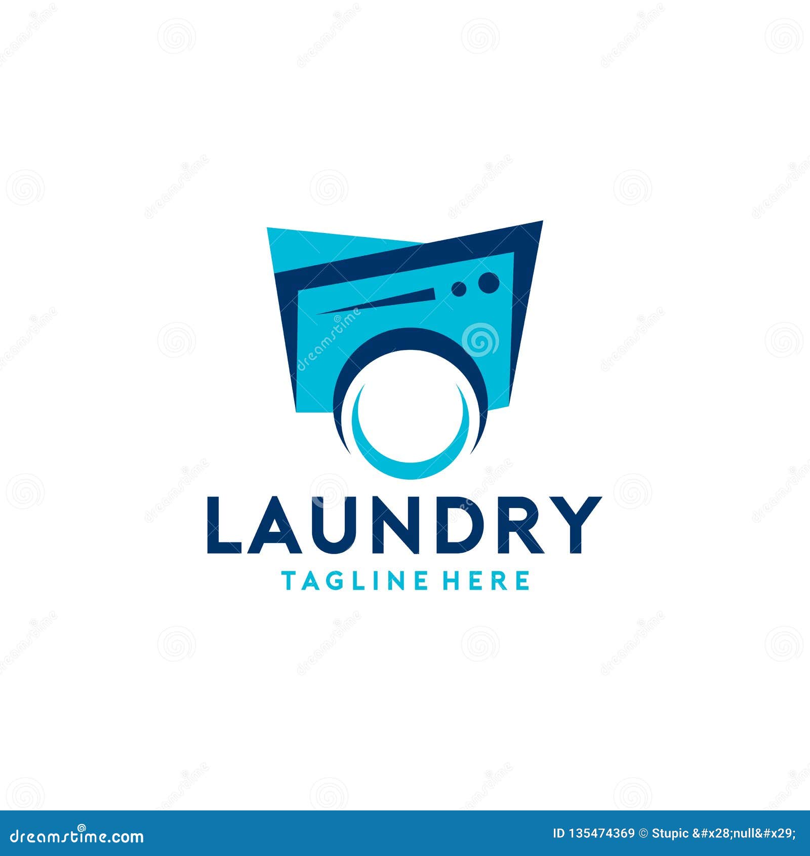Creative Laundry Logo Vector Art Logo Stock Illustration - Illustration ...