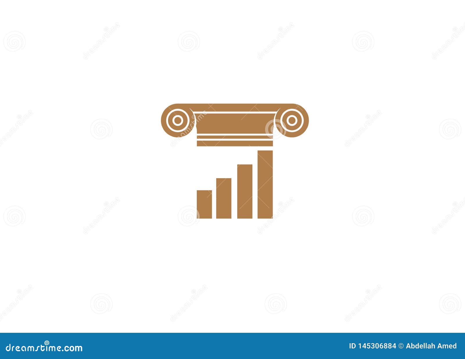 Creative Law Building Logo stock vector. Illustration of office - 145306884