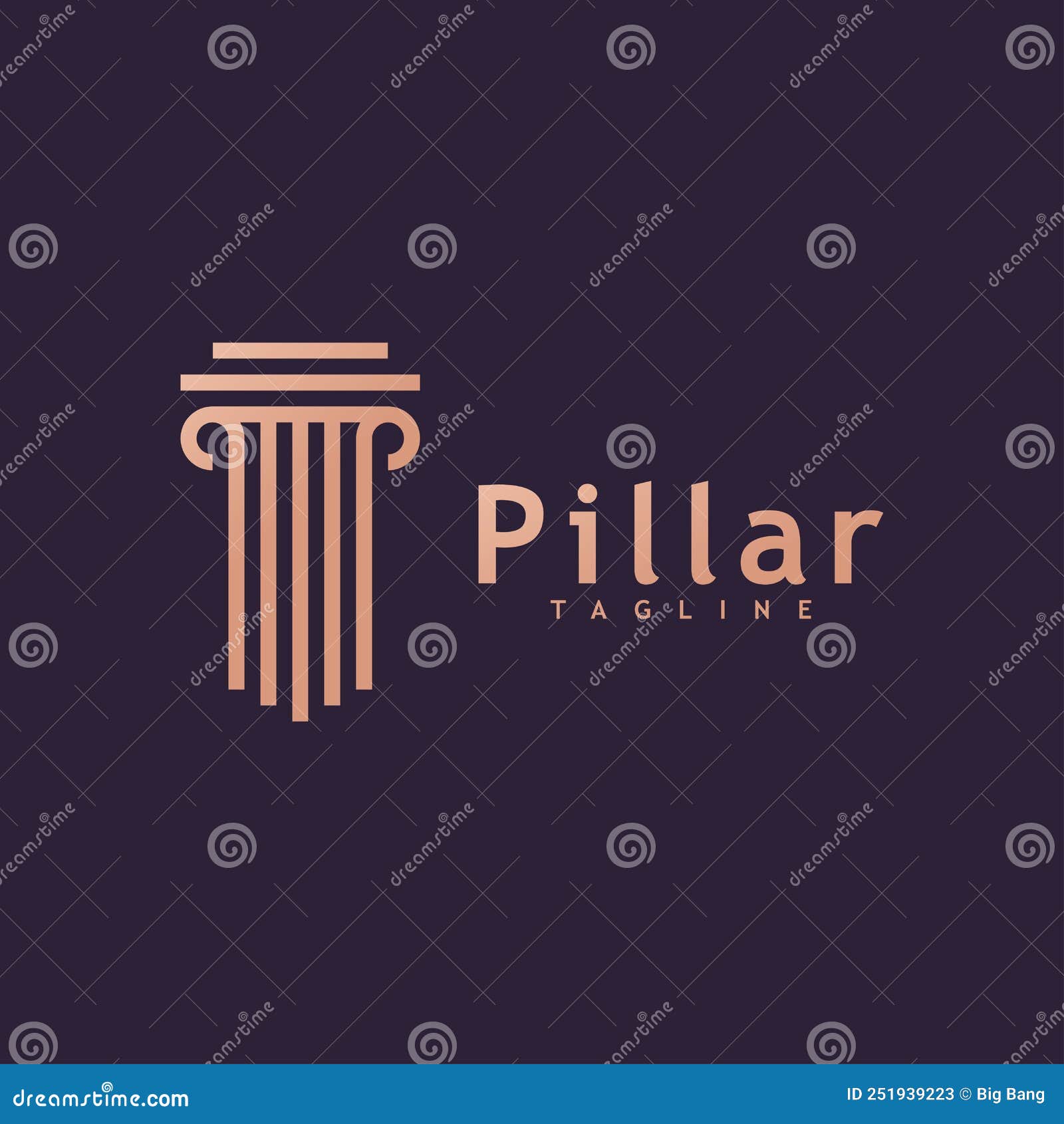 Creative Pillar Logo Design, Vector Royalty-Free Stock Image ...