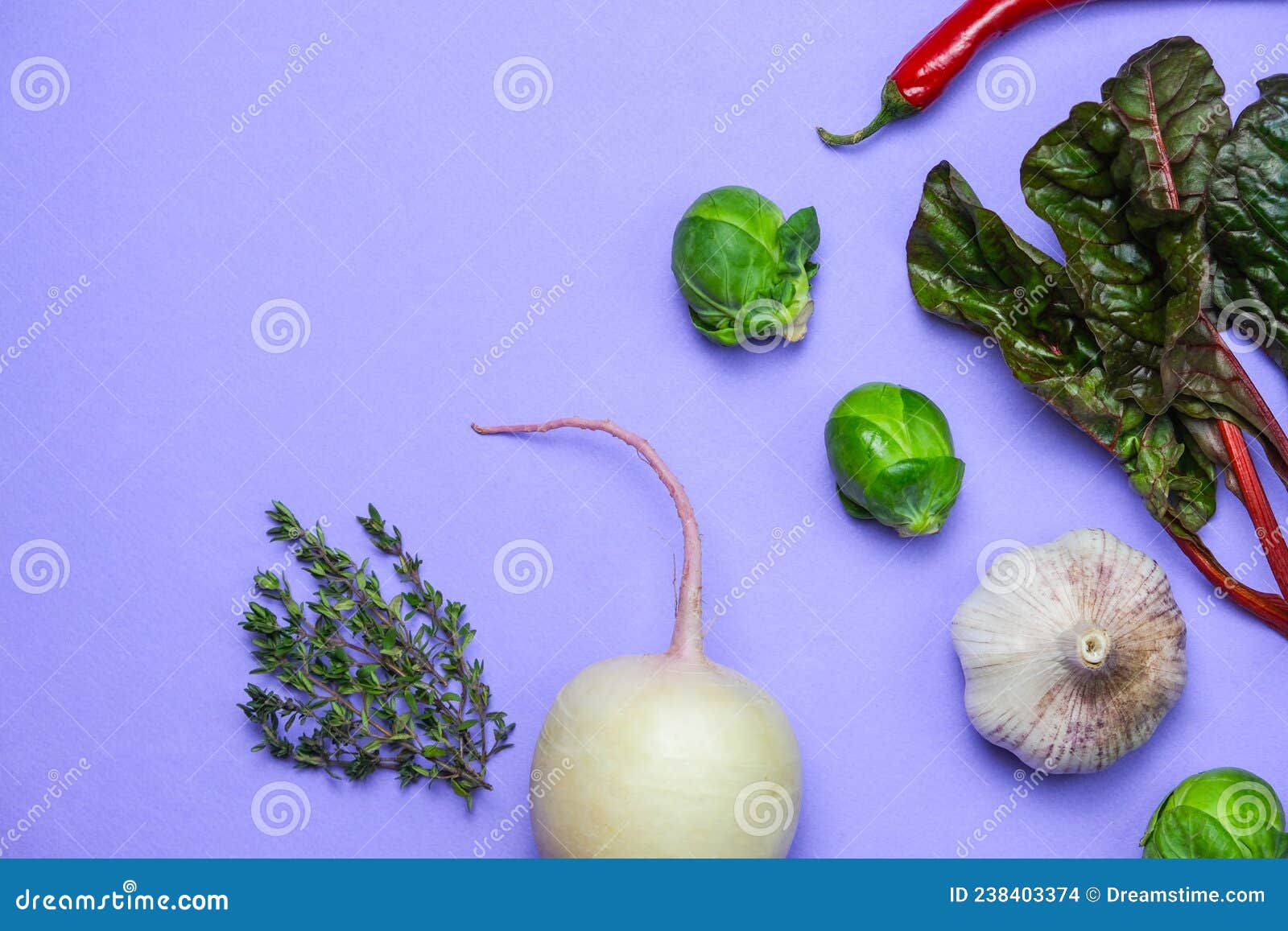 Creative Layout. Food Background from a Set of Vegetables Stock Photo ...