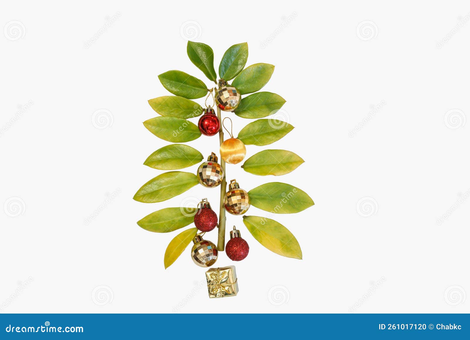 Creative Layout with Leaf Stalk. Stock Photo - Image of leaf, festive ...