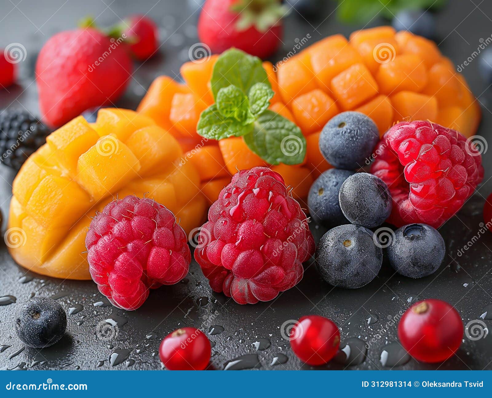 Creative Layout Made of Fruits. Flat Lay Stock Photo - Image of ...