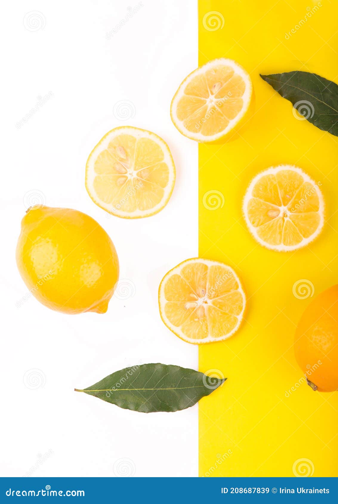 Creative Layout Made of Lemon. Flat Lay Stock Image - Image of ...