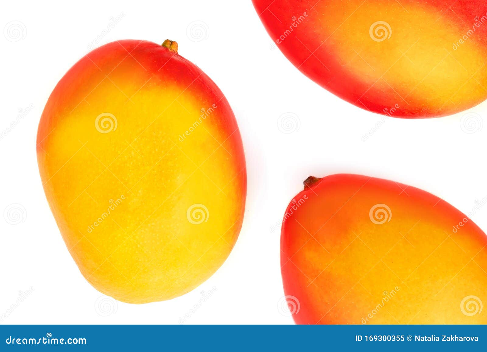 Creative Layout Made of Mango Fruit. Tropical Abstract Background ...