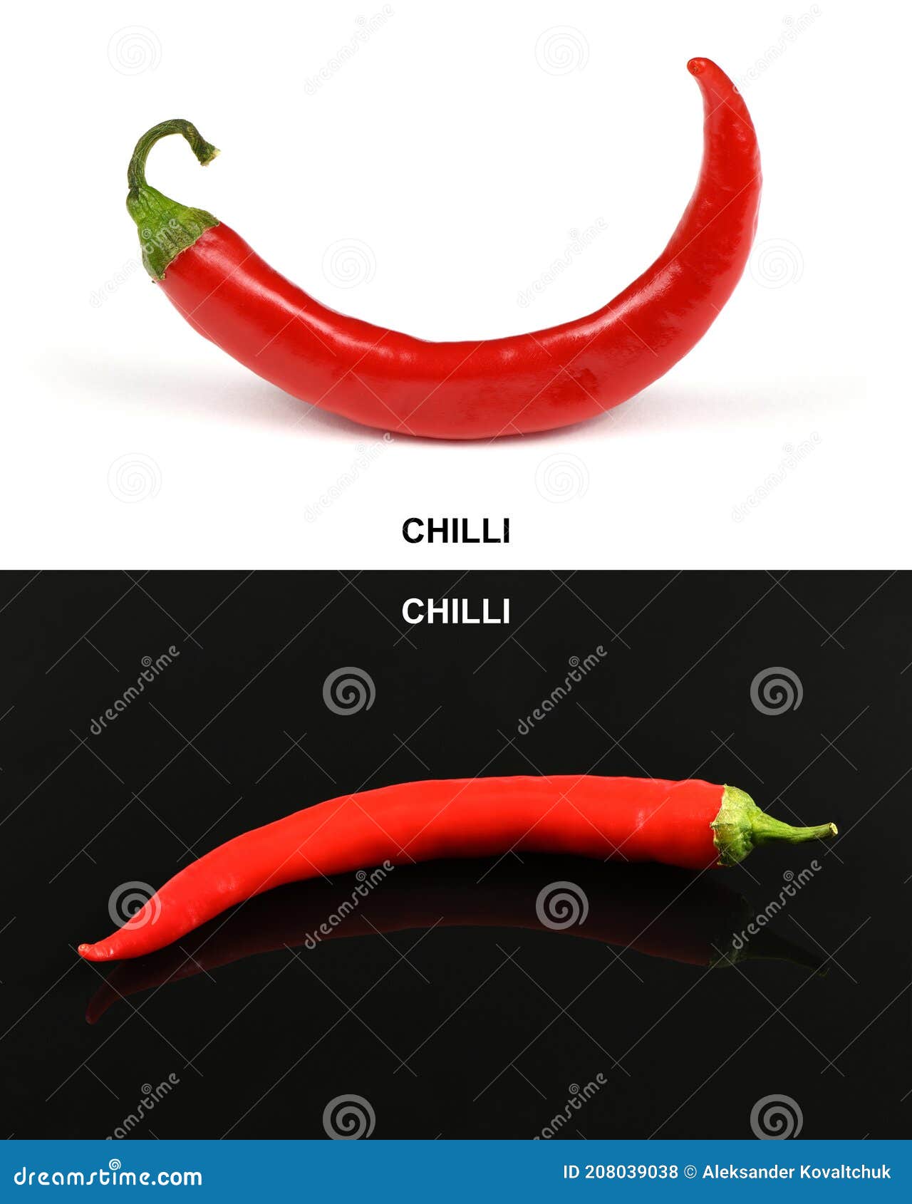 Creative Layout Made of Red Chilli Peppers Stock Photo - Image of heat ...