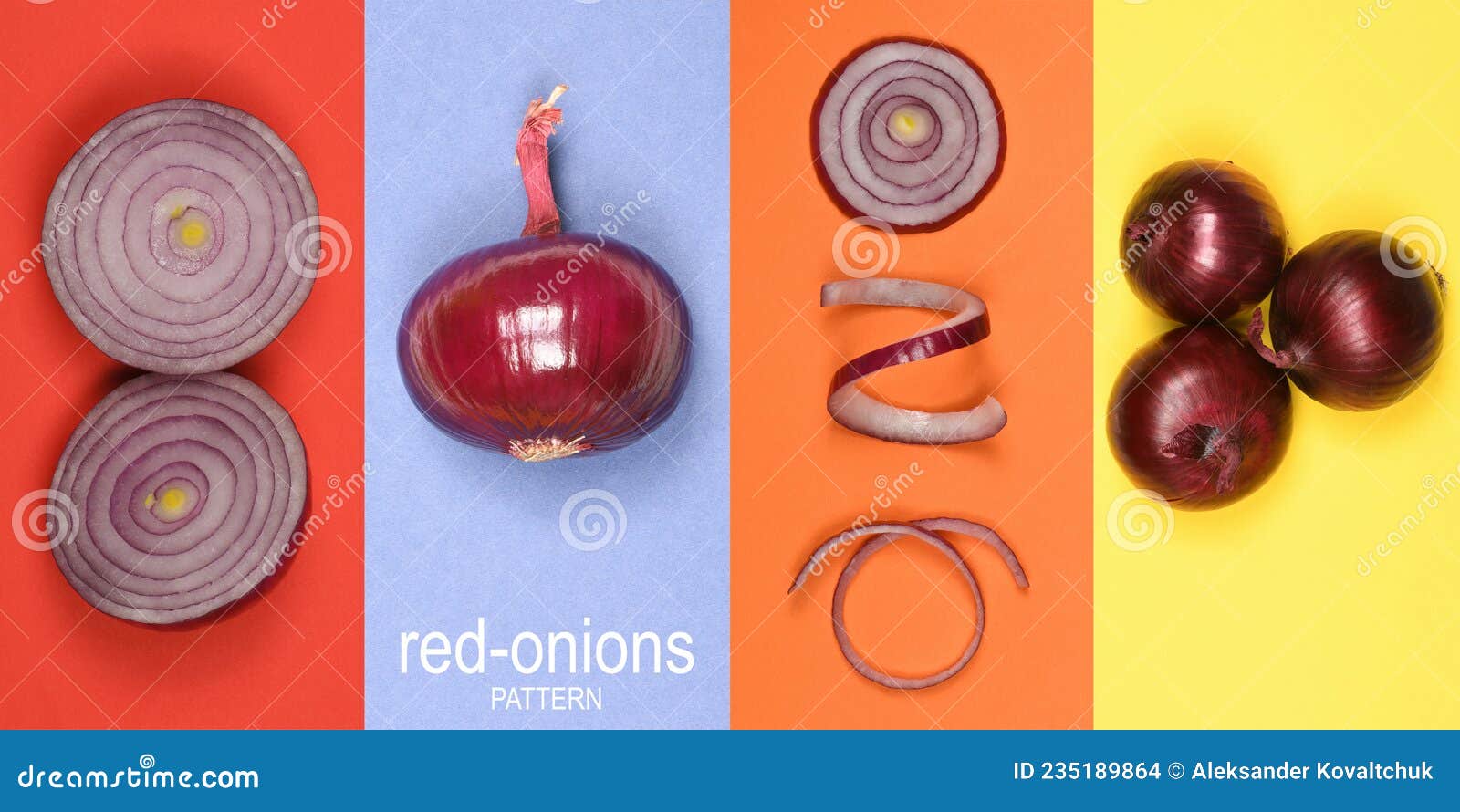 Creative Layout Made of Red Onion. High Resolution Photo Stock Photo ...