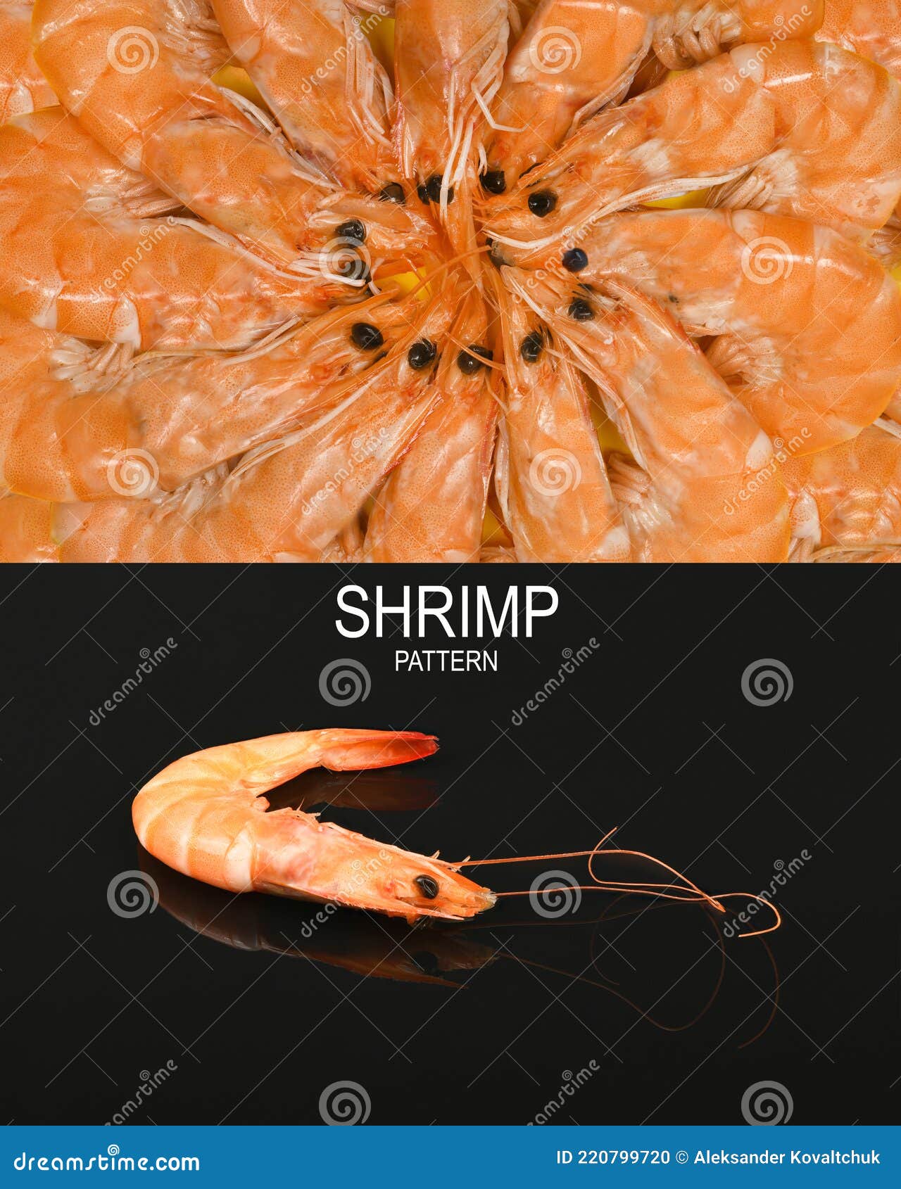 Creative Layout Made Of Shrimp Stock Photography | CartoonDealer.com ...