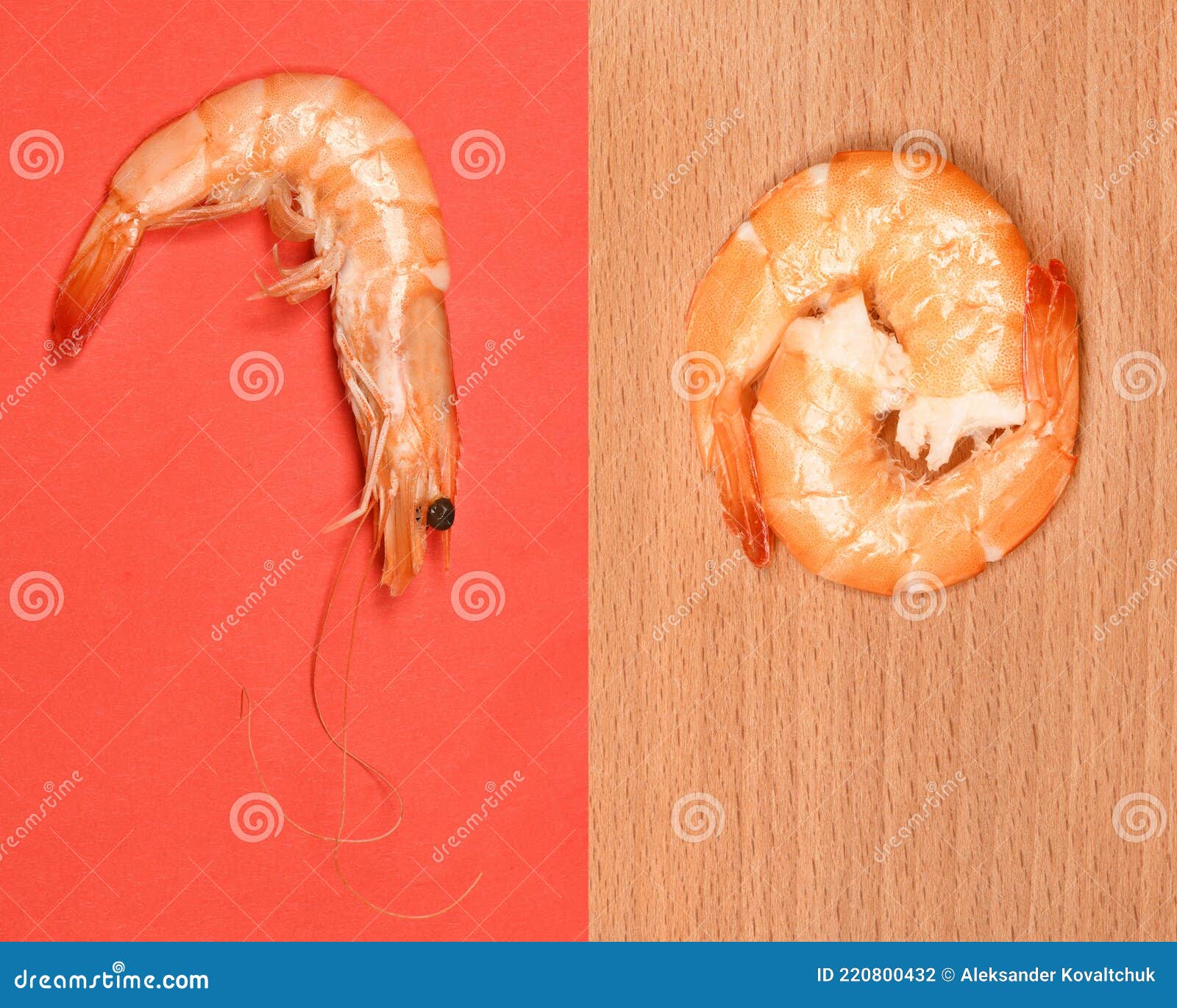 Creative Layout Made of Shrimp Stock Photo - Image of fresh, nutrition ...