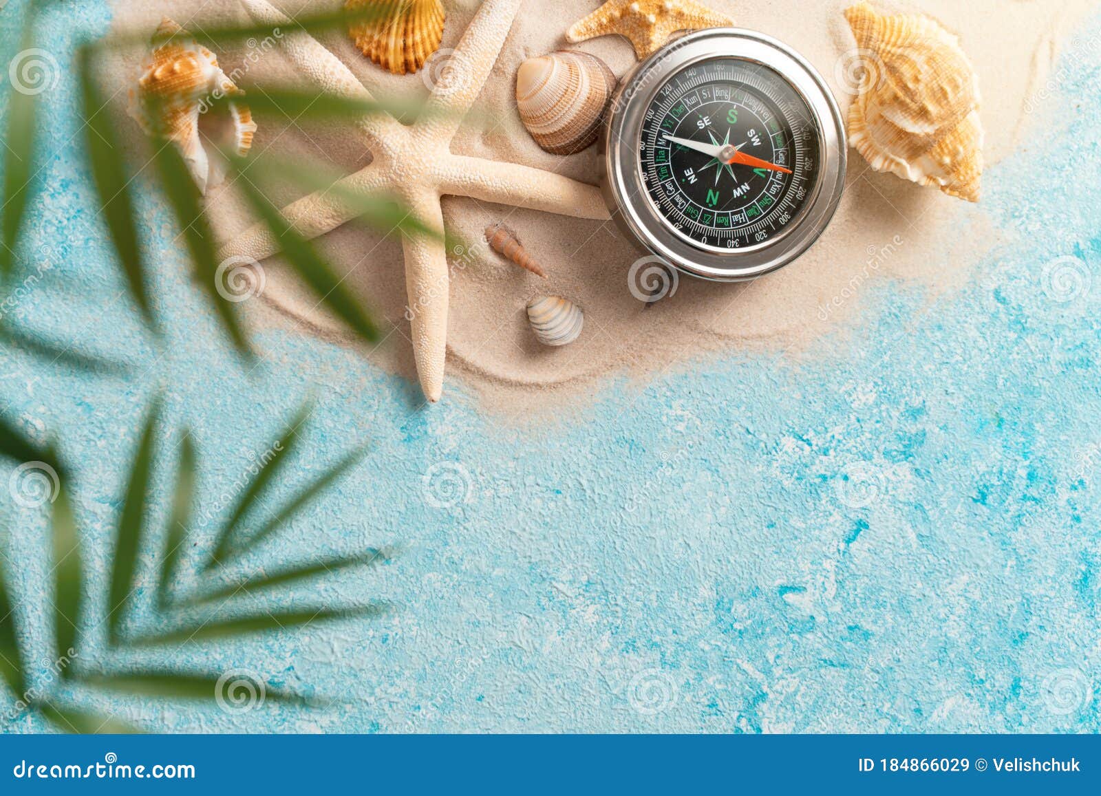 Creative Layout of Sand Waves and Sea, Summer Beach Background Stock ...