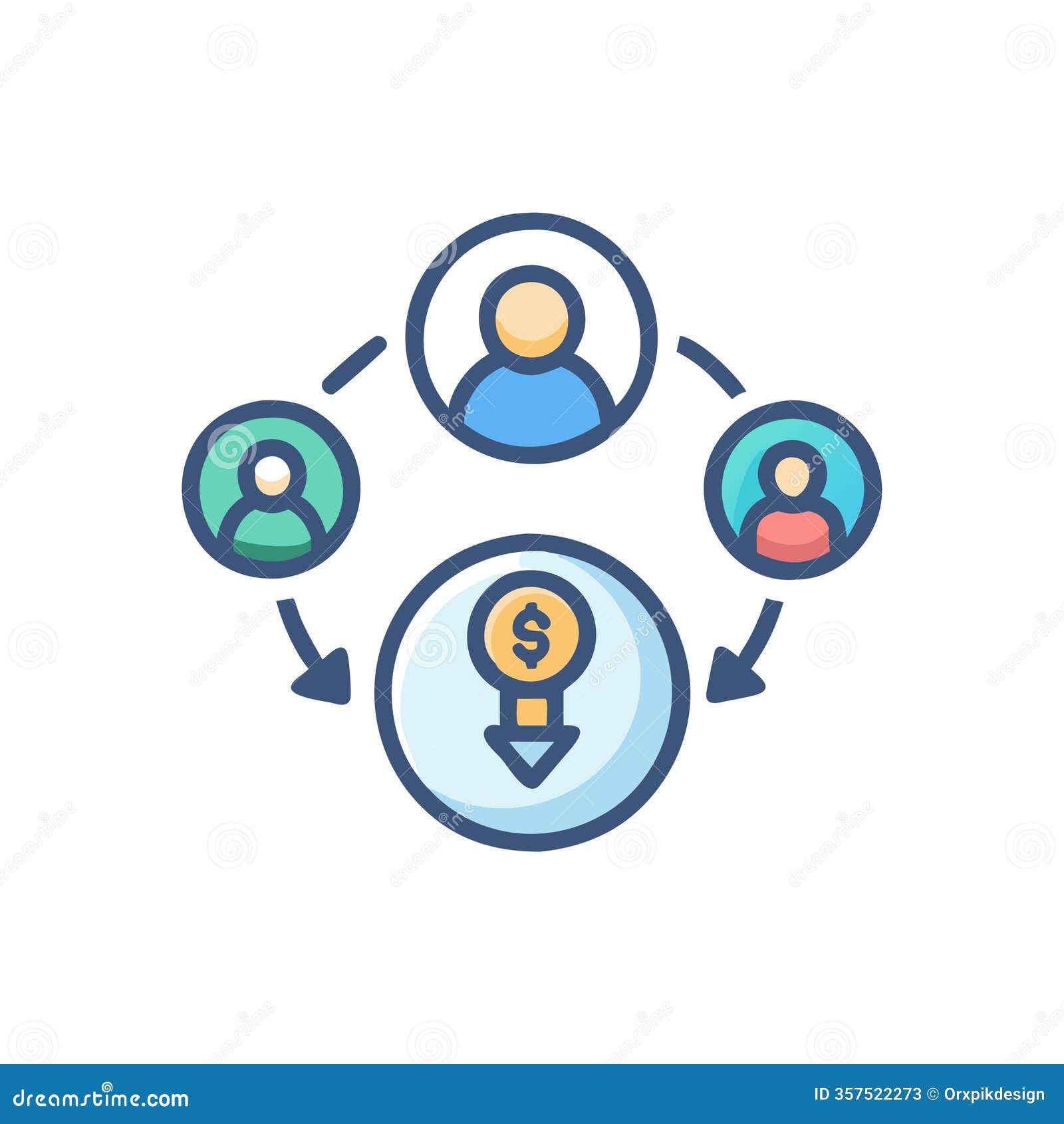 Lead Nurturing. Digital Marketing Concept Illustration, Flat Design ...