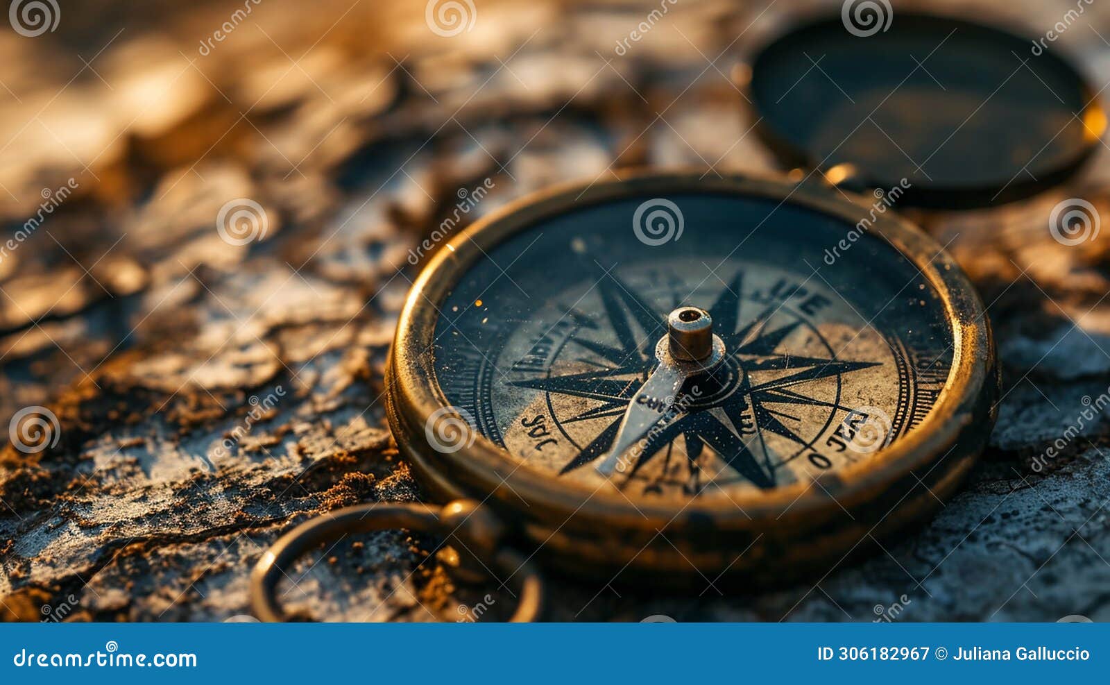 Creative Leadership Compass Concept Stock Image - Image of business ...