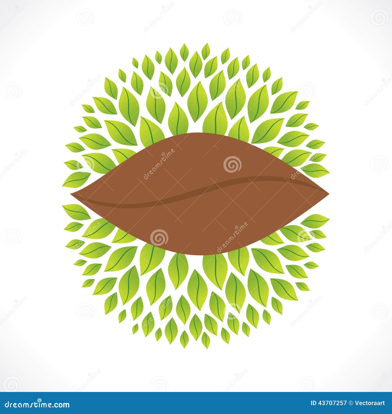 Creative Leaf Banner Design Concept Stock Vector - Illustration of ...