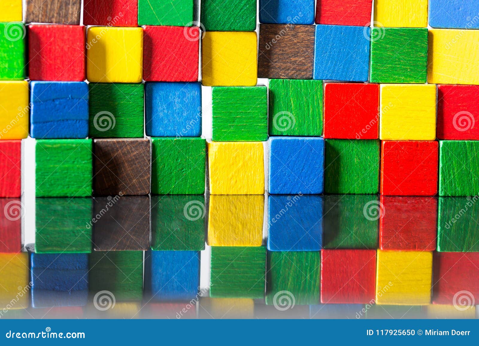 Creative Learning with Colorful Toy Blocks Stock Photo - Image of ...