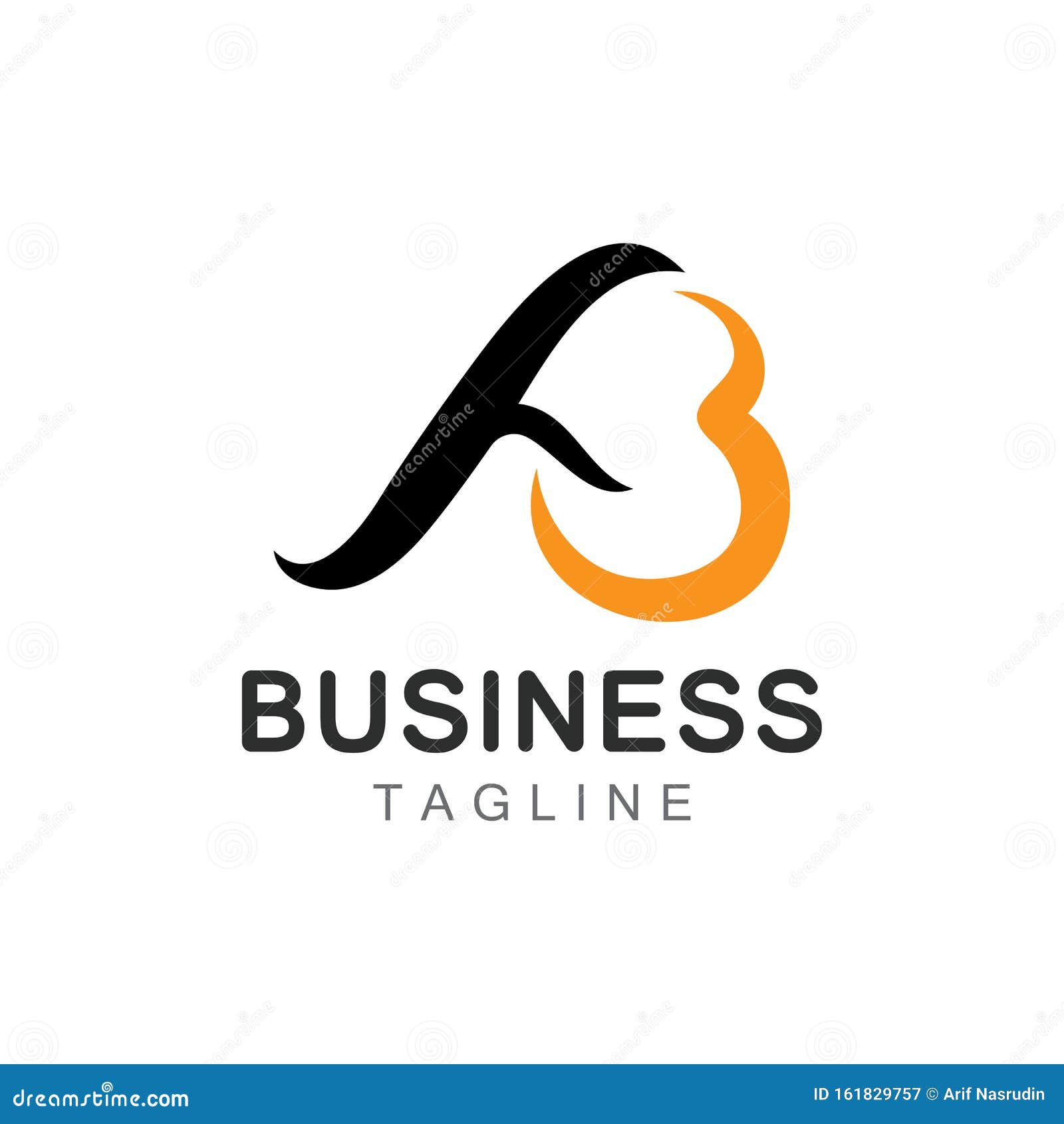 Creative Letter AB Logo. Abstract Business Logo Design Stock ...