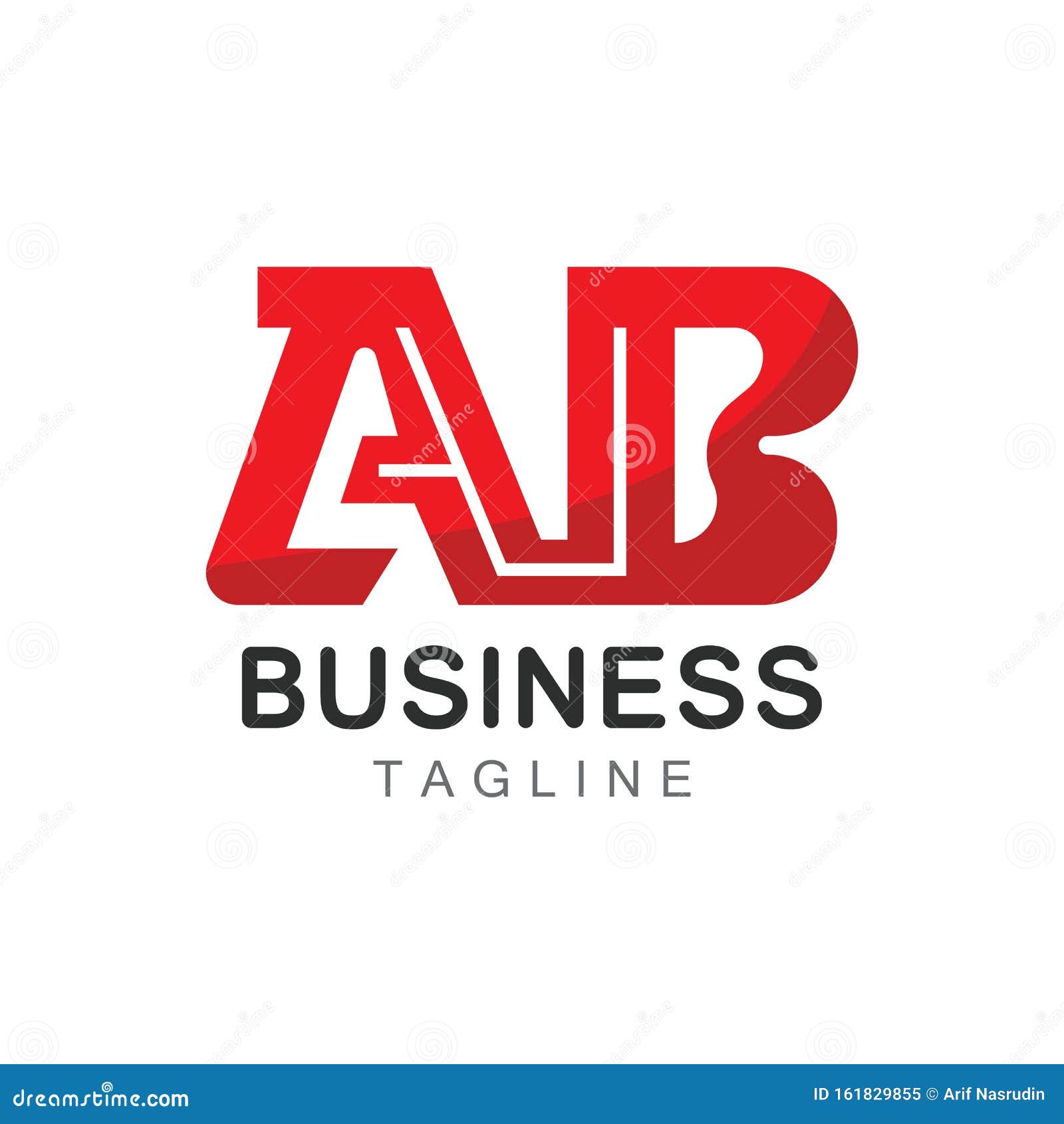 Creative Letter AB Logo. Abstract Business Logo Design Stock ...