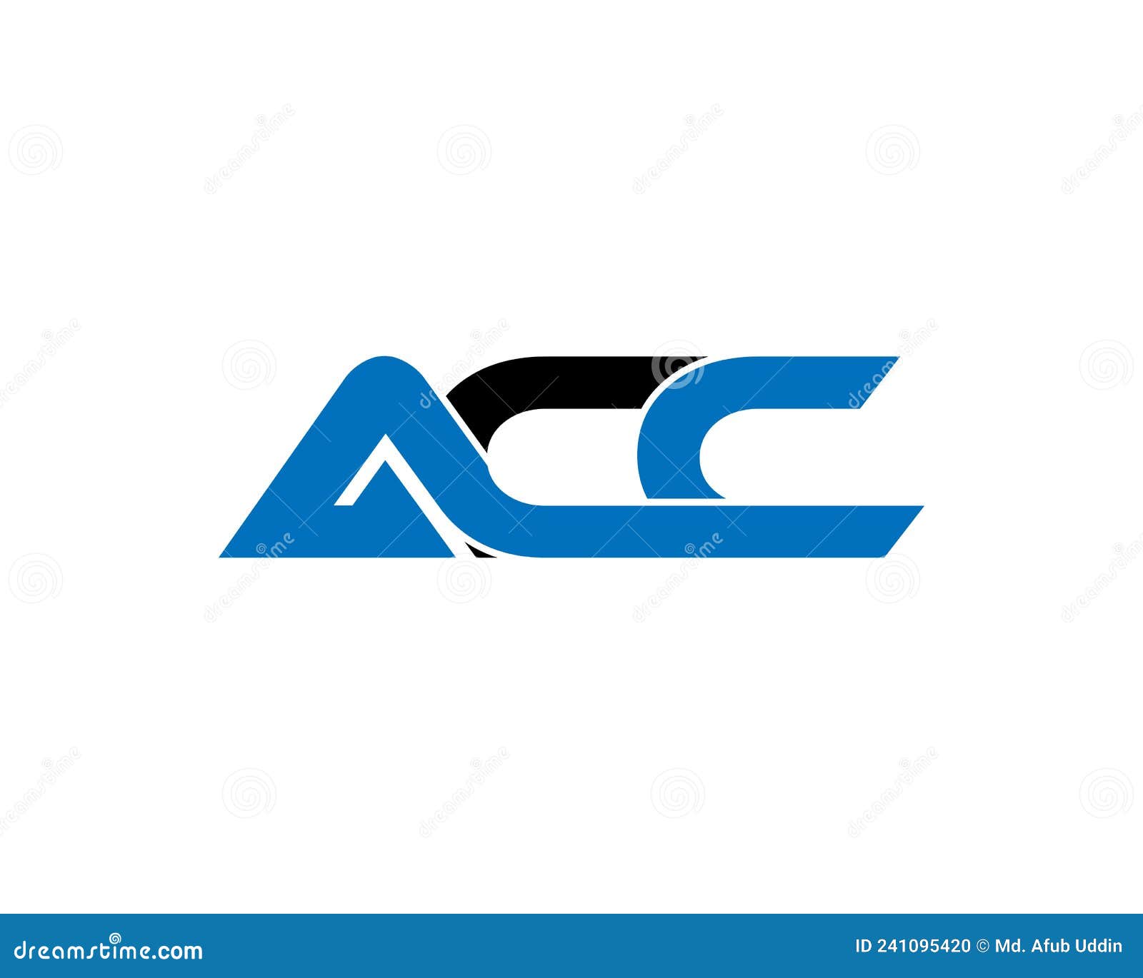 Creative Letter ACC Logo Design Icon Premium Concept Vector Stock ...