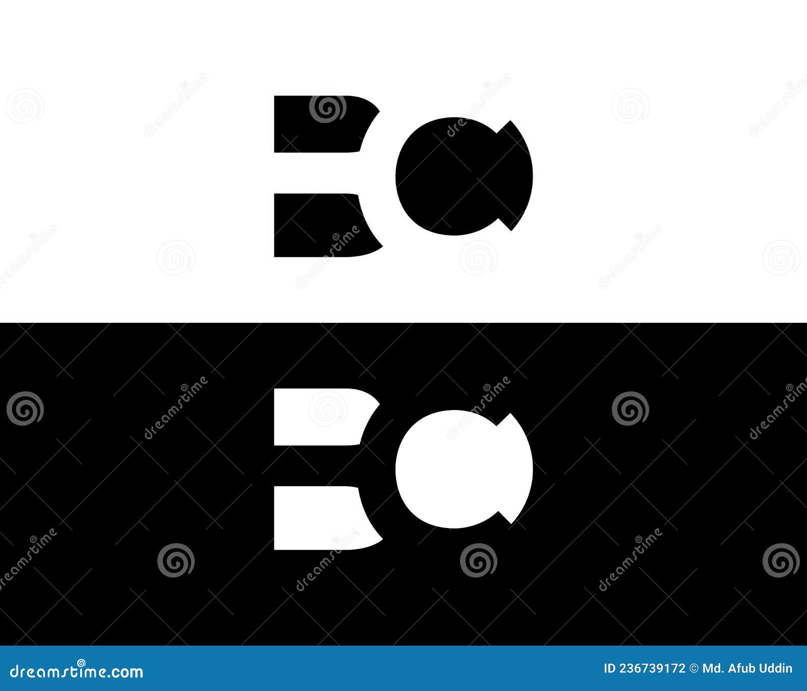 Creative Letter BC Logo Monogram Vector Design Stock Vector ...