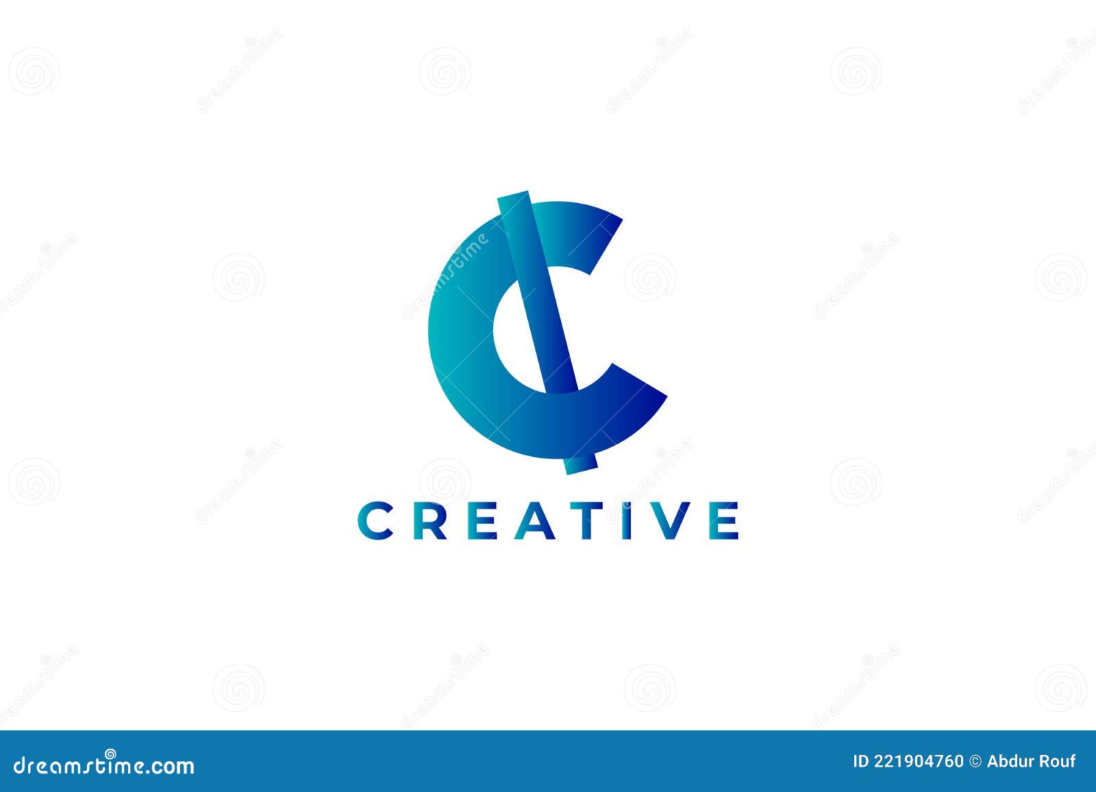 Creative Letter C Logo. Suitable for Media, Trading, Web, Etc. Stock ...