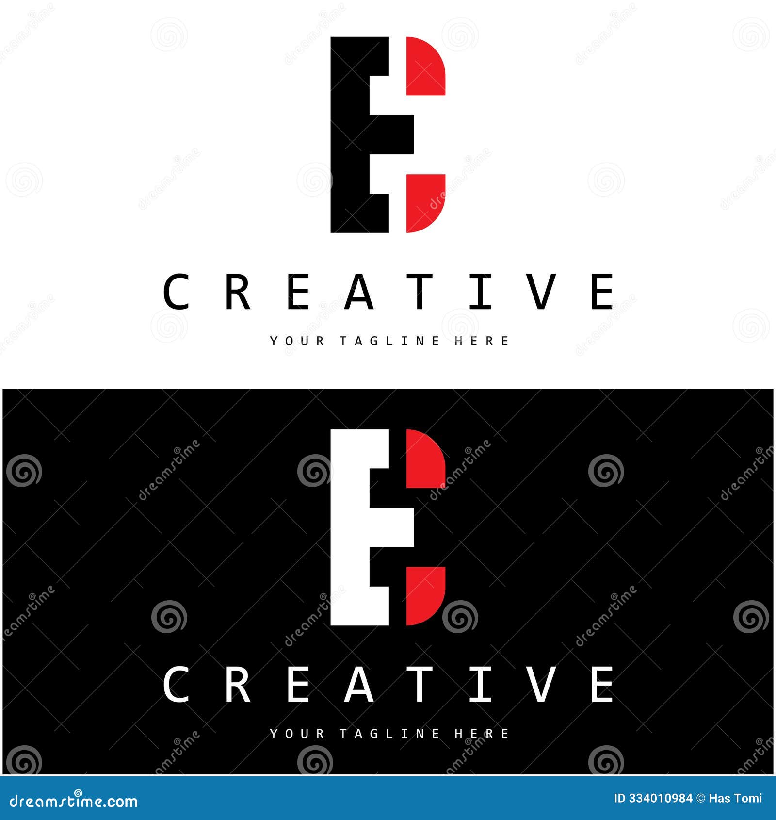 Creative Letter E Logo Design, for Brand, Startup, Business, Company ...