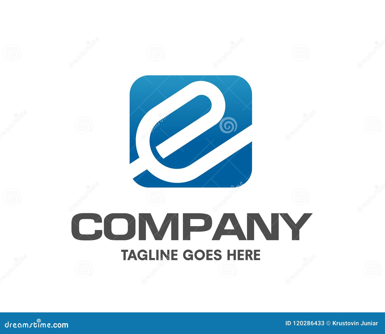 Creative Letter E Square Logo Stock Vector - Illustration of creative ...