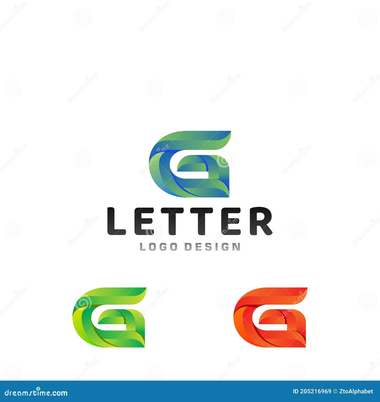 Creative Letter G Logo Templates Stock Vector - Illustration of ...
