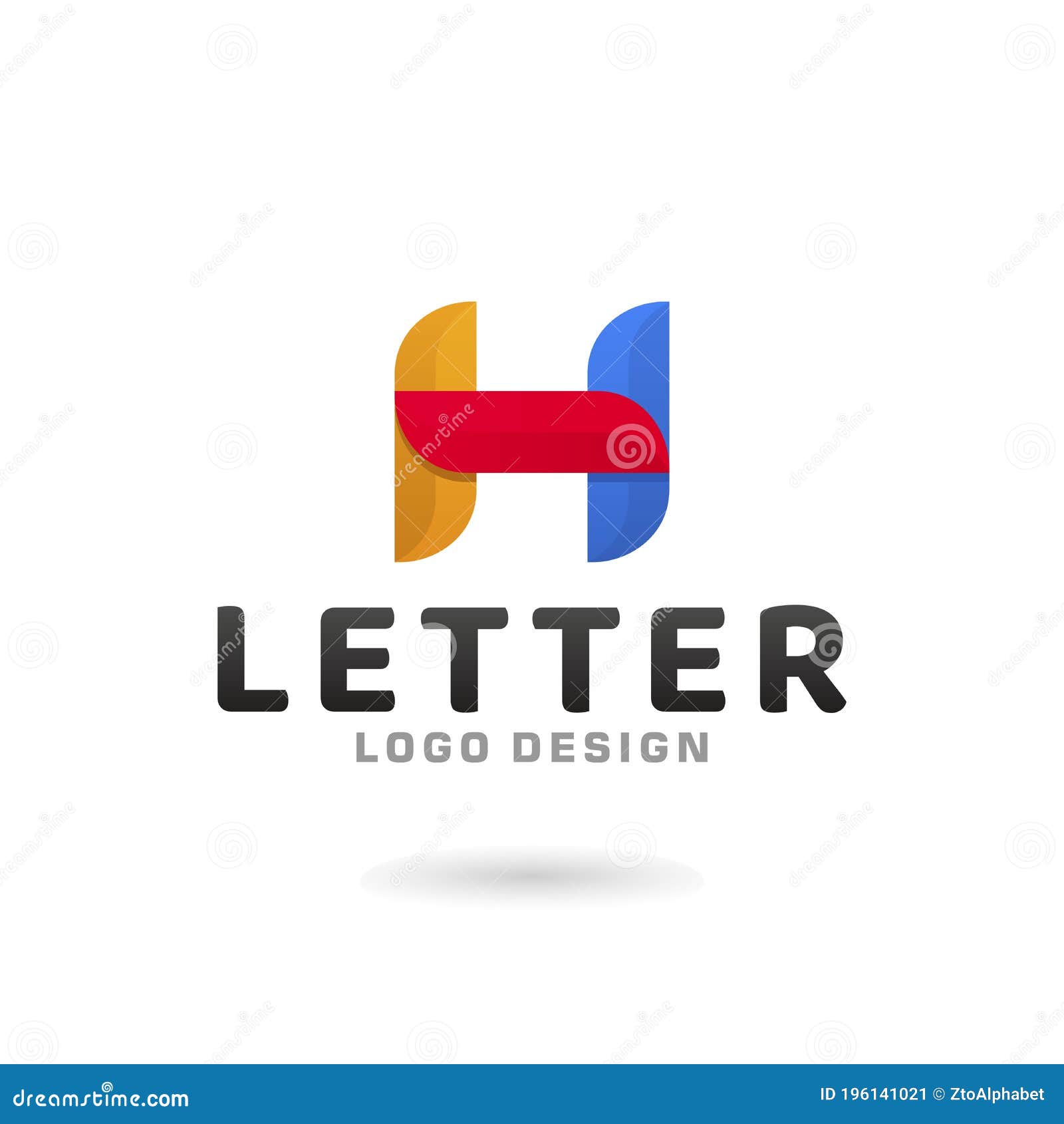 Creative Letter H Logo Templates Stock Vector - Illustration of label ...