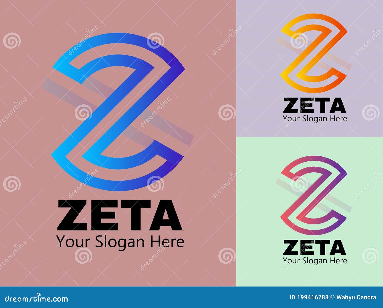 Creative Letter Logo Design, Icon and Symbol Vector Illustration Vector ...