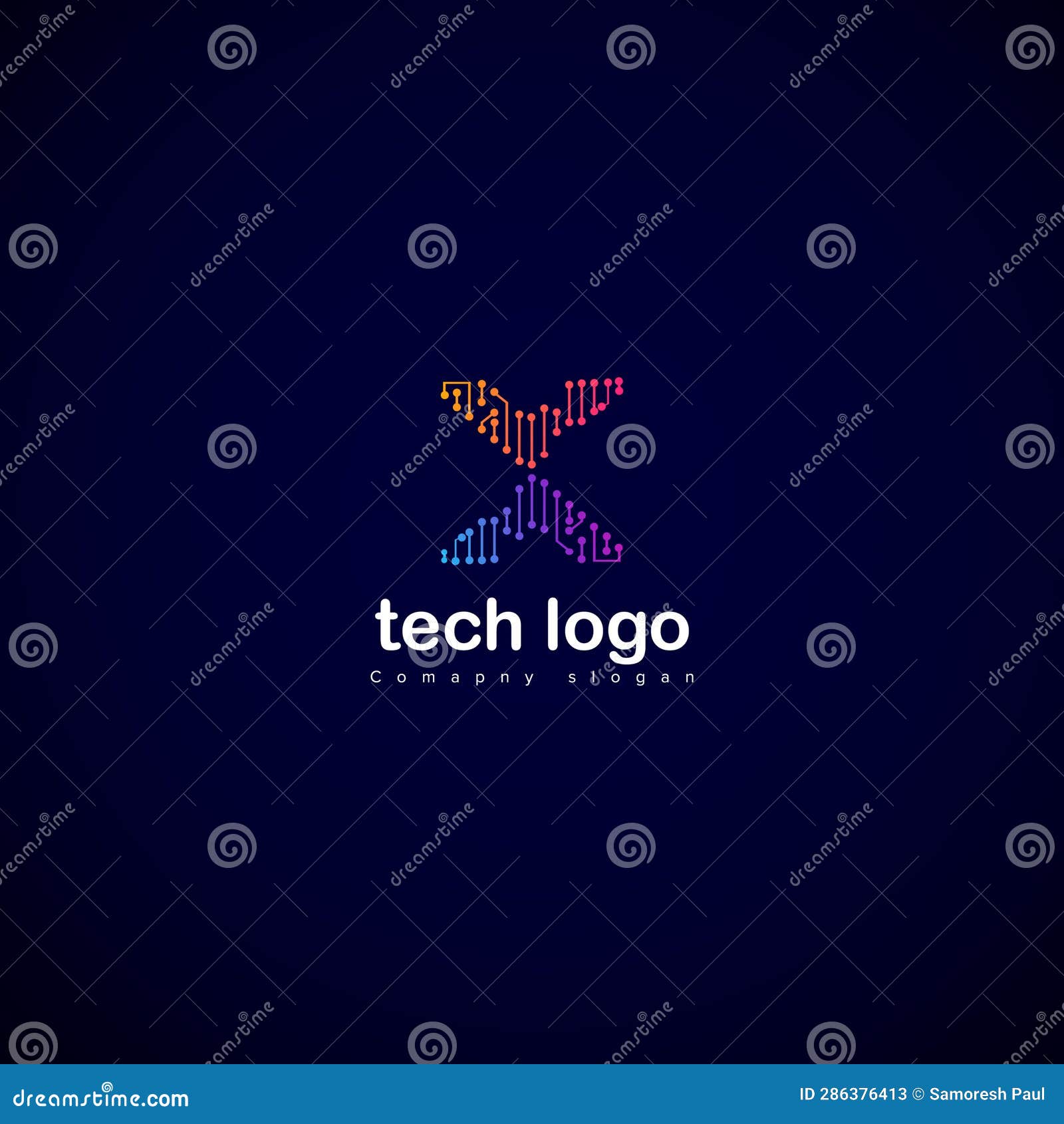 Creative Letter X Logo Design with Point or Dot Symbol, Letter X Logo ...